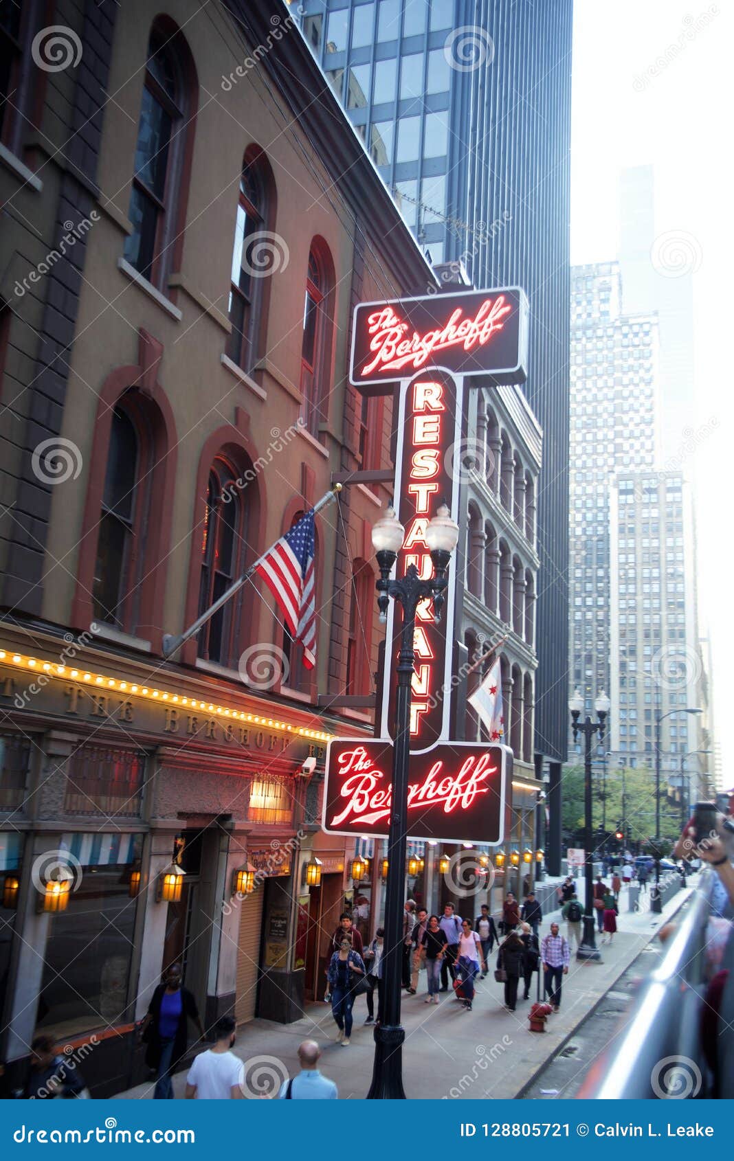 Restaurante De Berghoff, Chicago, Illinois Foto editorial - Imagen de ...