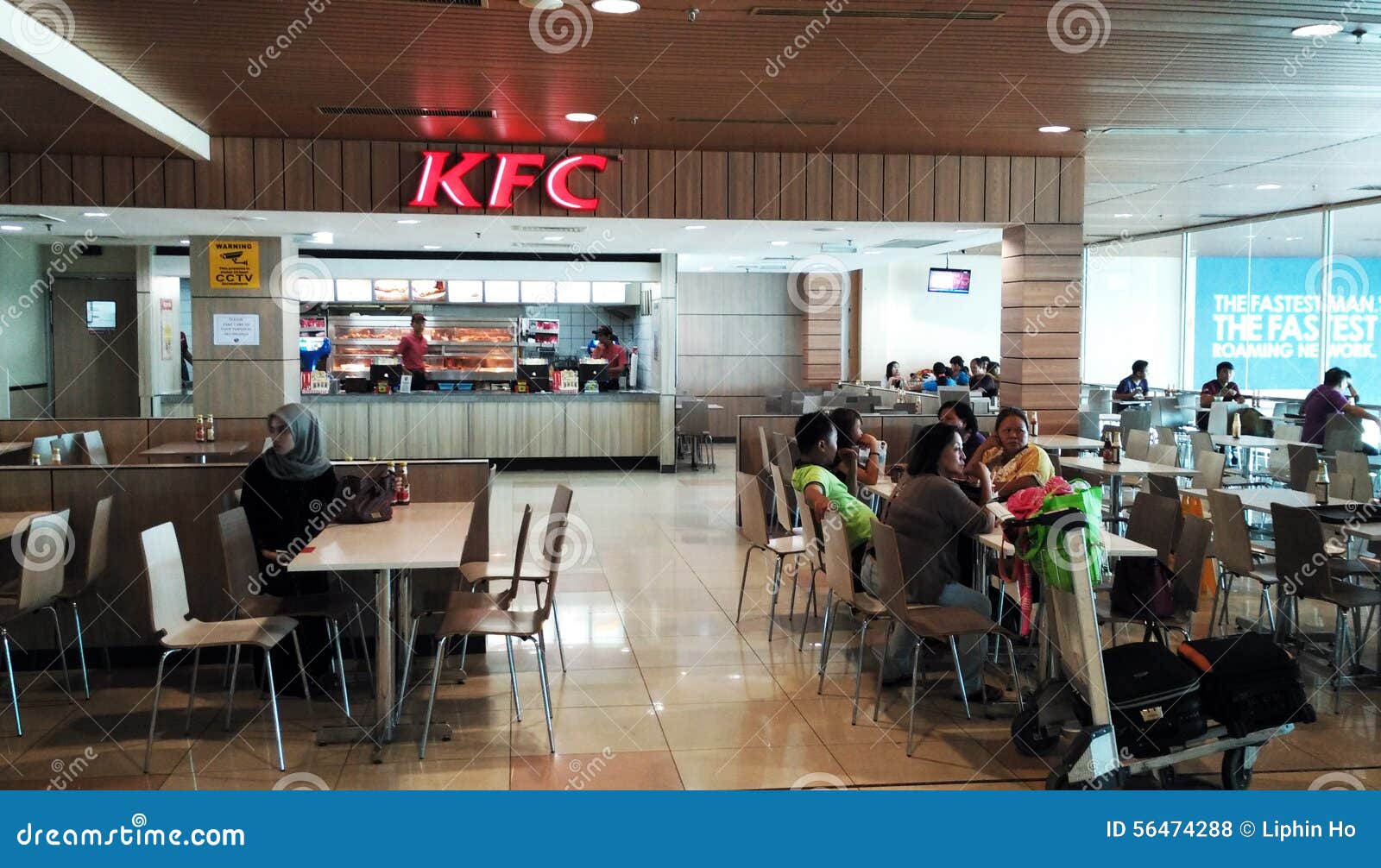 Restaurante de Kfc foto de archivo editorial. Imagen de asiento - 56474288