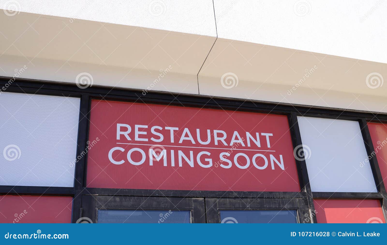 Restaurante Que Viene Pronto Foto de archivo - Imagen de precio ...