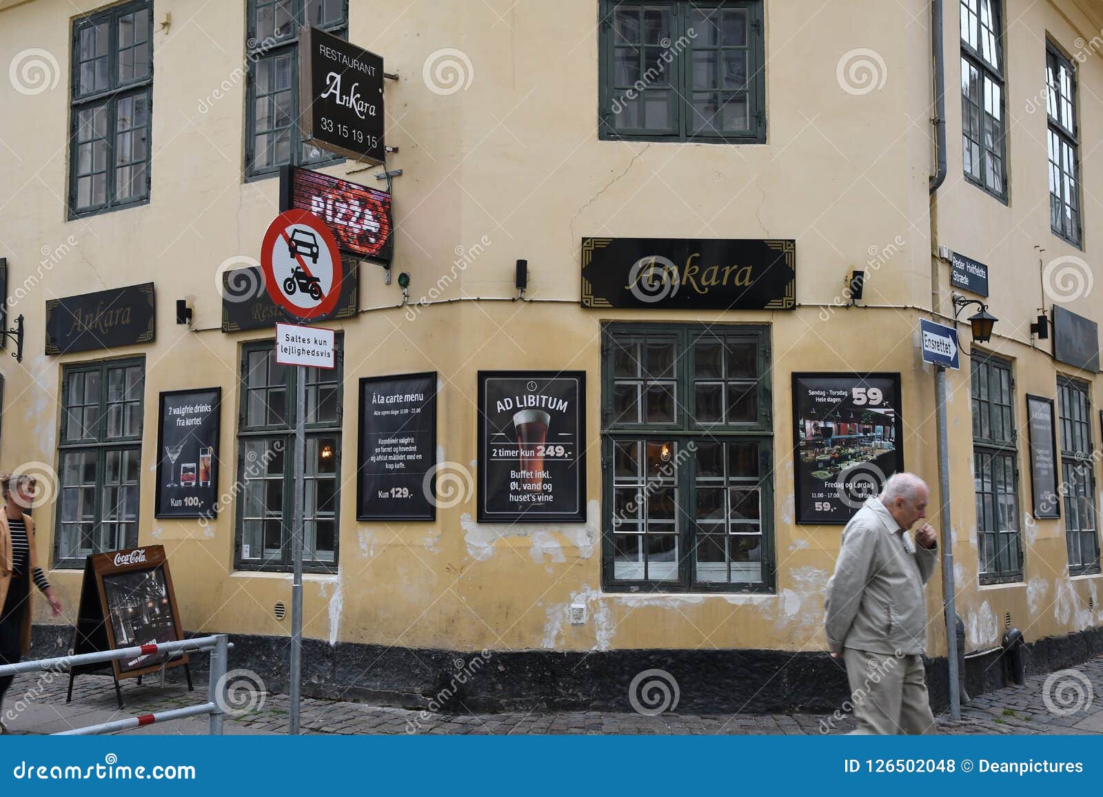 RESTAURANTE TURCO ANKARA EN COPENHAGUE Foto de archivo editorial ...