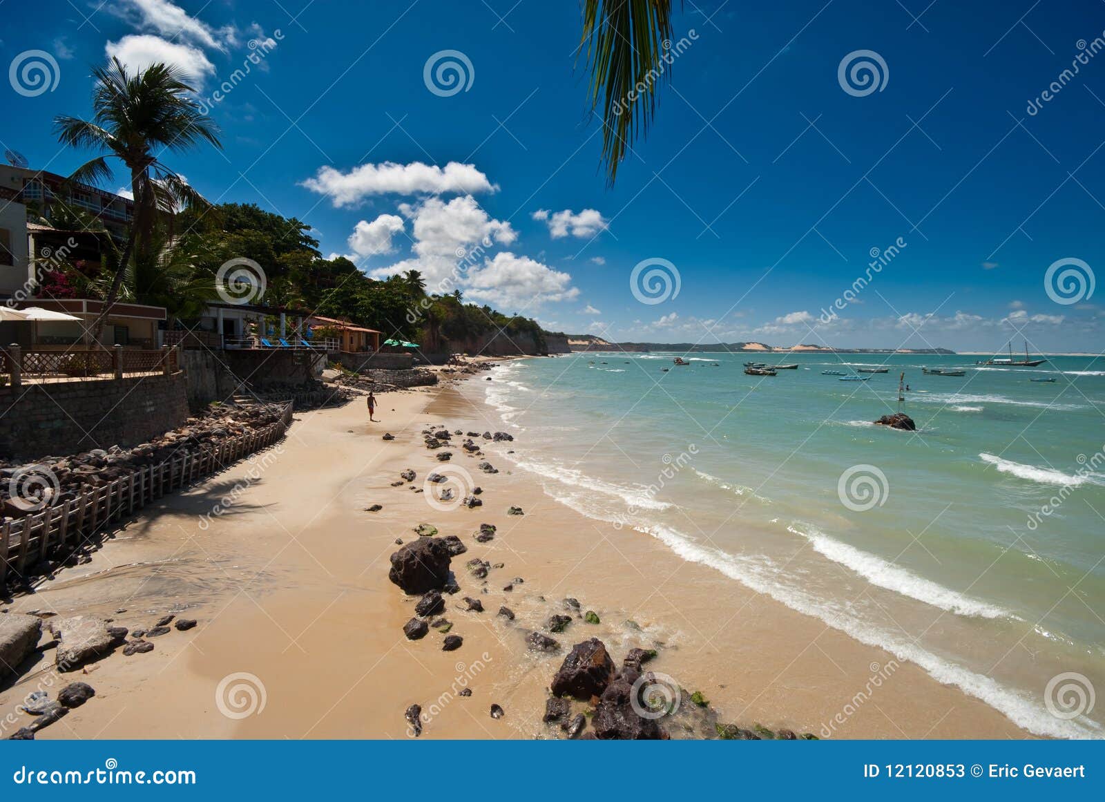 Restaurants in Paria Da Pipa Brazil Stock Image - Image of summer ...