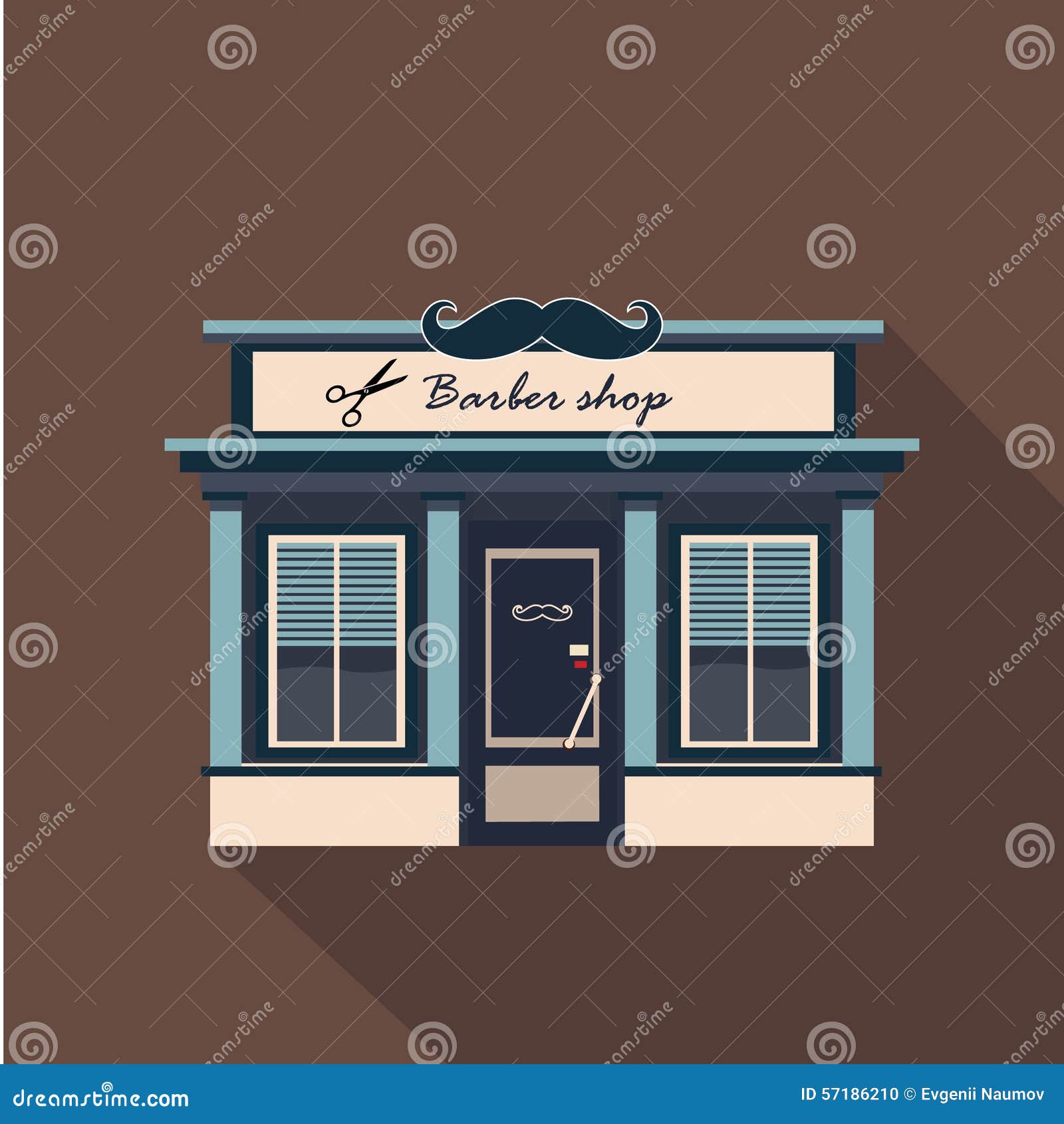 Restaurants and Shops Facade, Storefront Vector Stock Vector ...