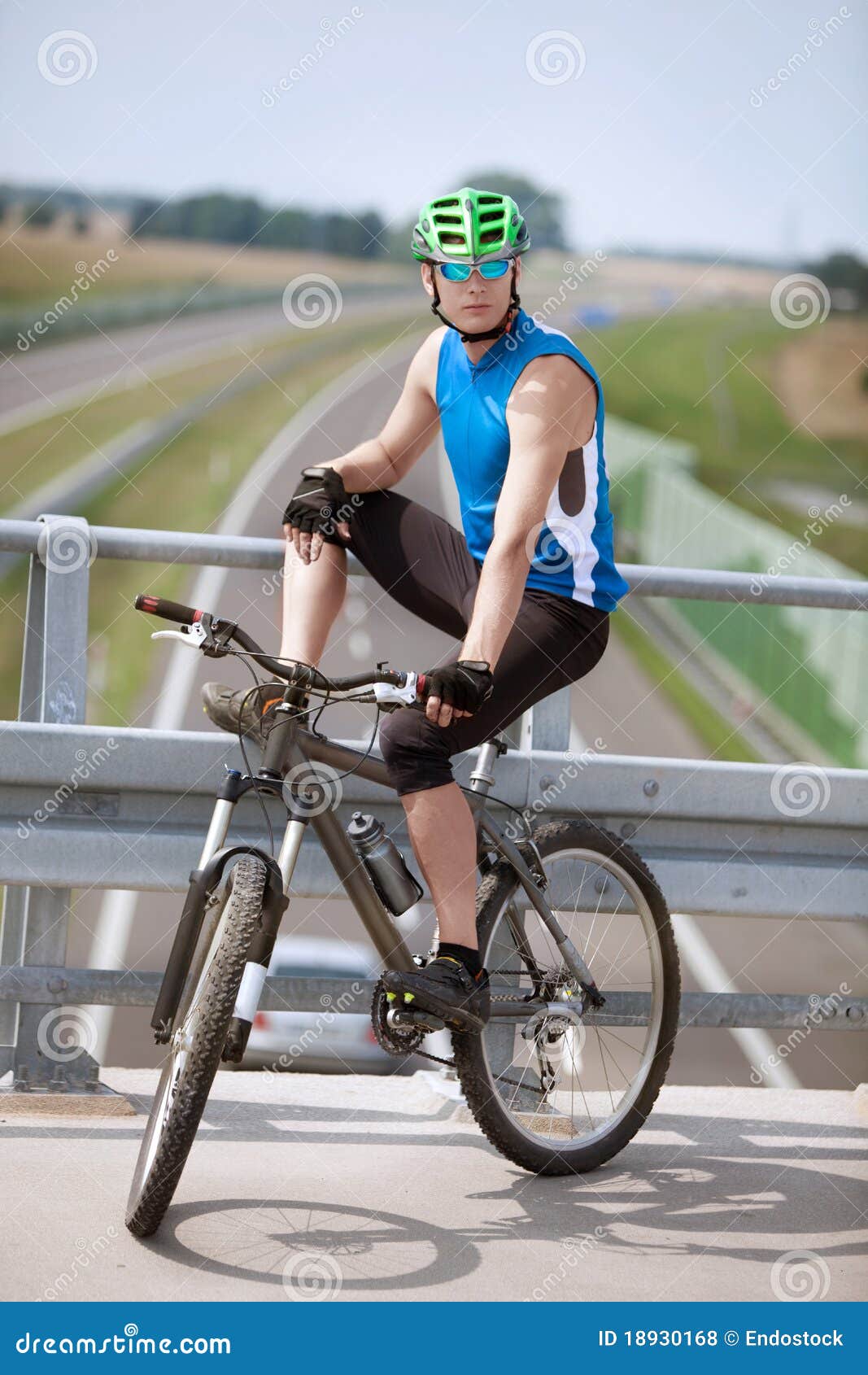 Resting biker stock photo. Image of cycle, physical, salts - 18930168