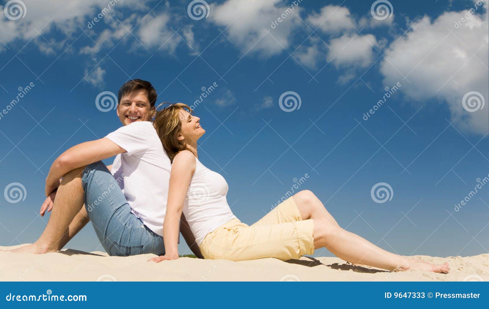 Resting couple stock image. Image of caucasian, affection - 9647333