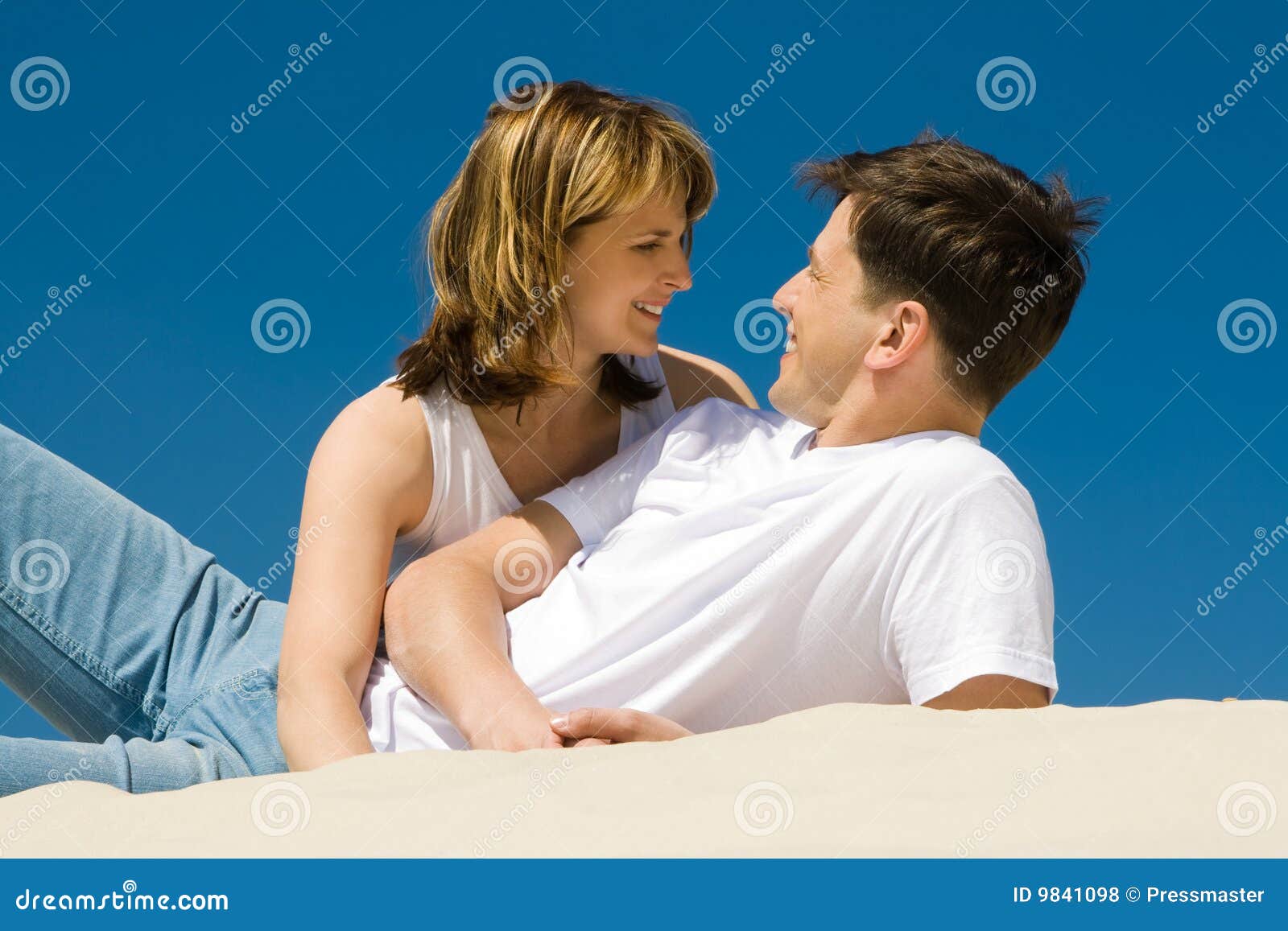 Resting couple stock photo. Image of caucasian, people - 9841098