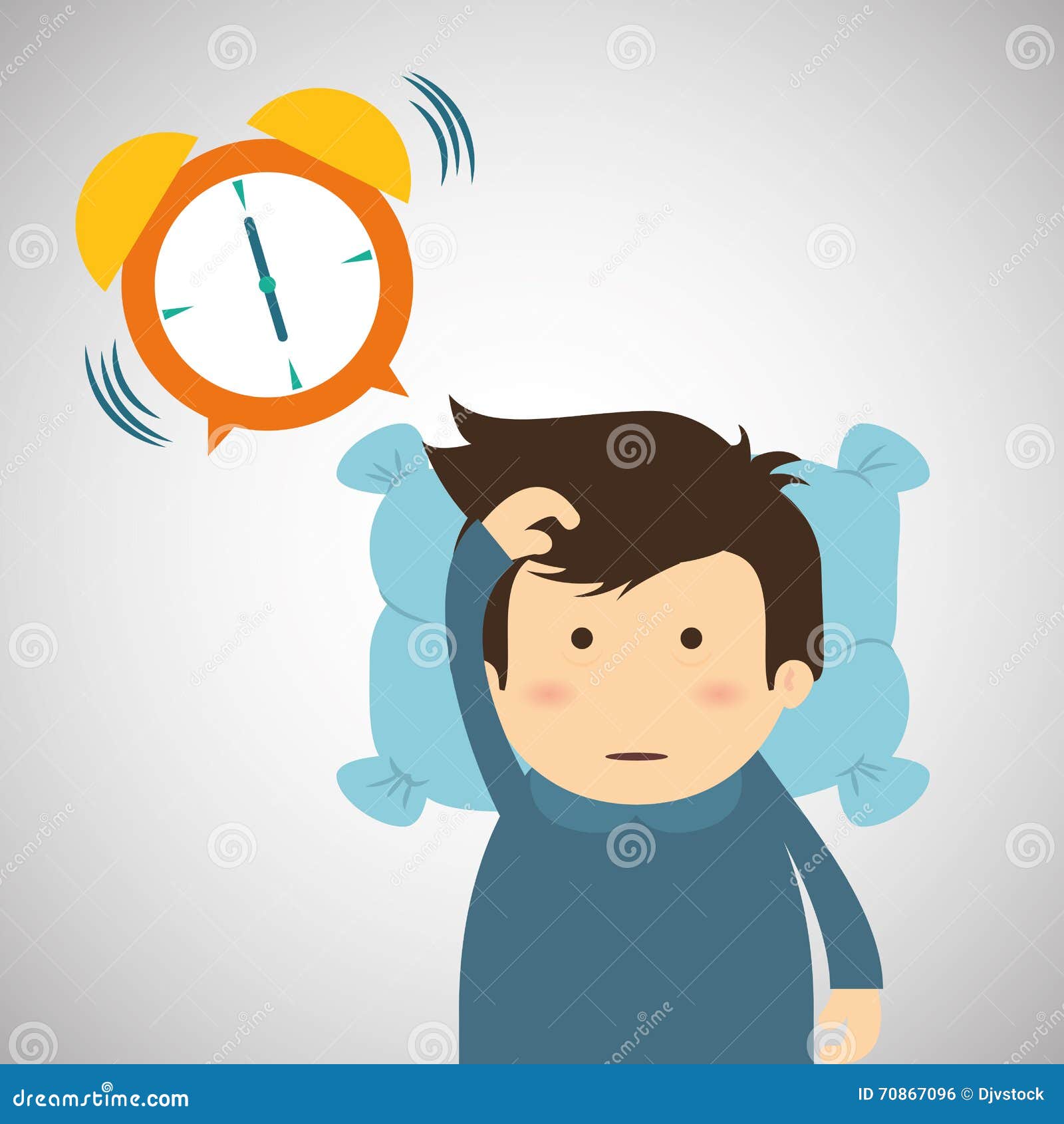 Resting Design. Sleep Icon. Bedtime Concept, Vector Illustration Stock ...