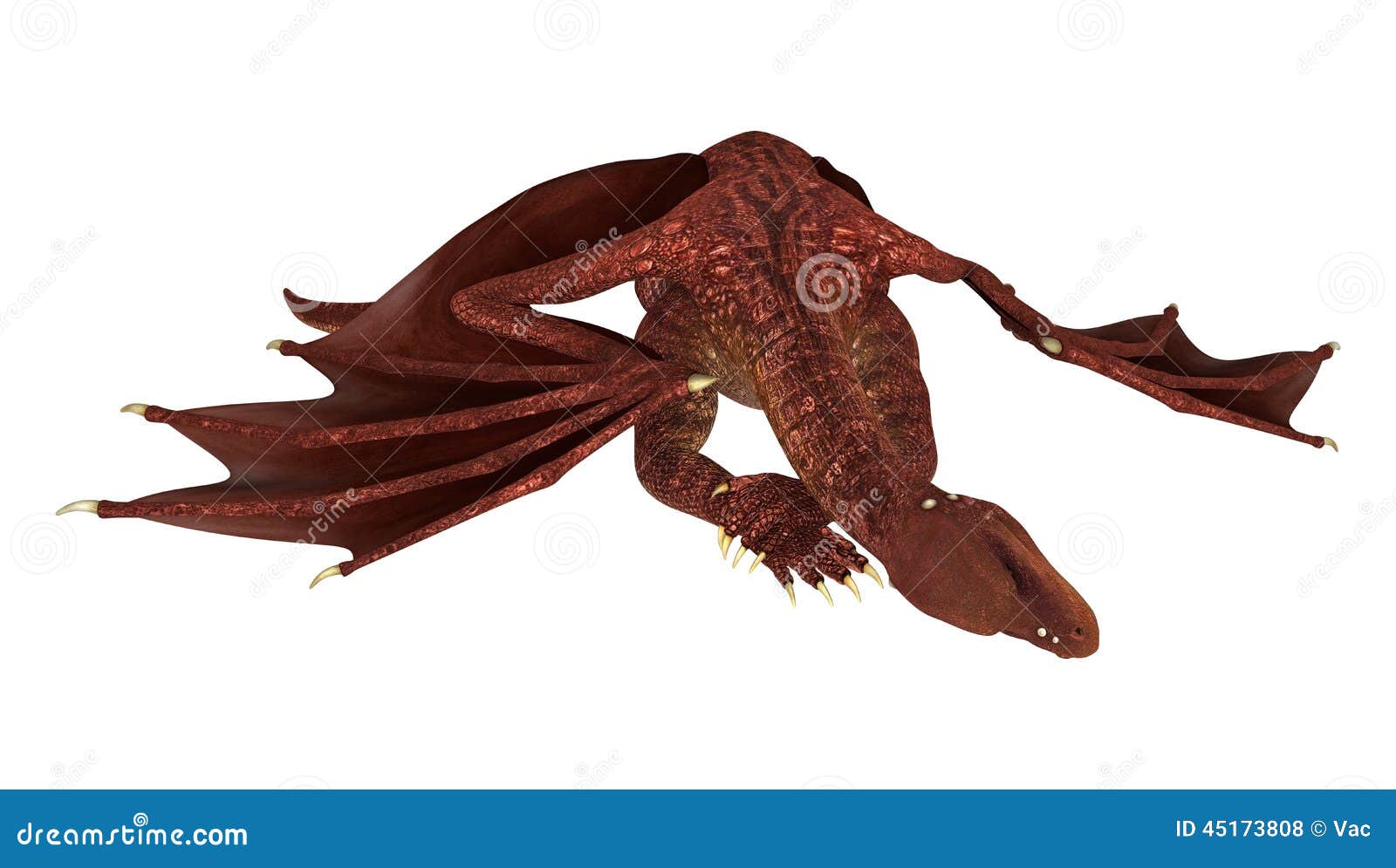 Resting Dragon stock illustration. Illustration of fairytale - 45173808