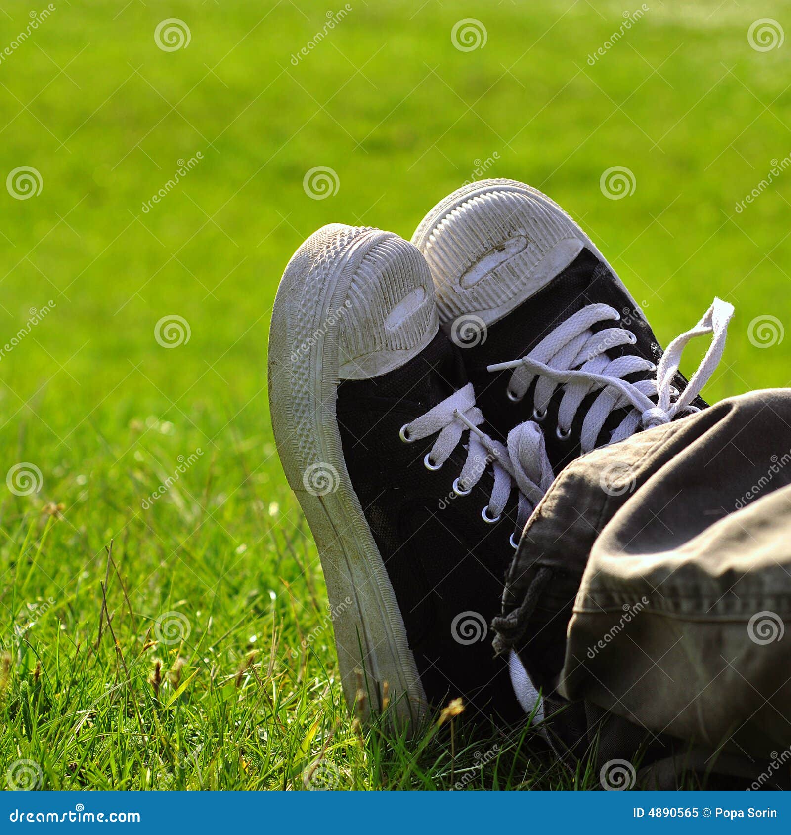 Resting Feet stock image. Image of jeans, rest, barefoot - 4890565