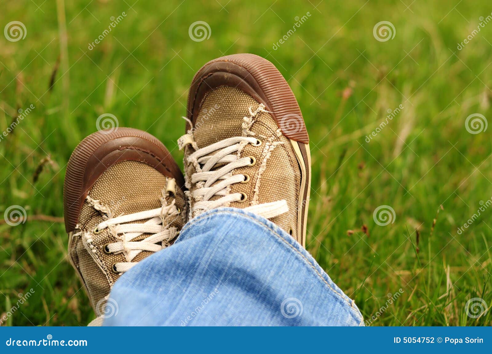 Resting Feet stock photo. Image of resting, feet, jeans - 5054752