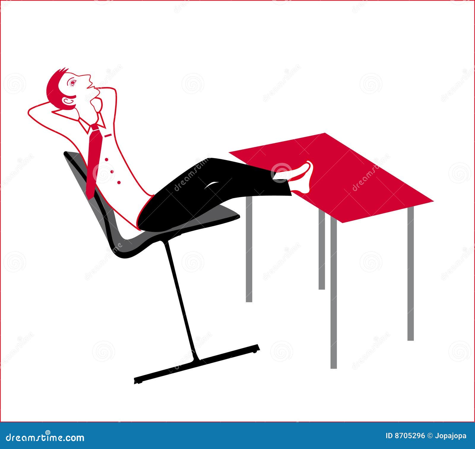 Resting guy stock vector. Illustration of nude, business - 8705296