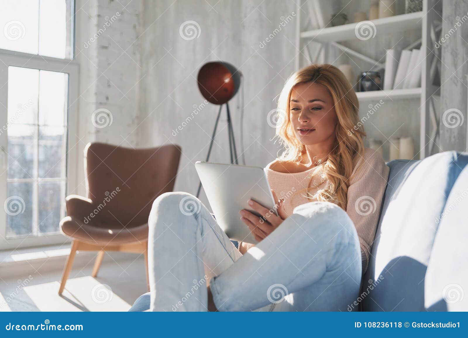 Resting at home. stock photo. Image of emotion, people - 108236118