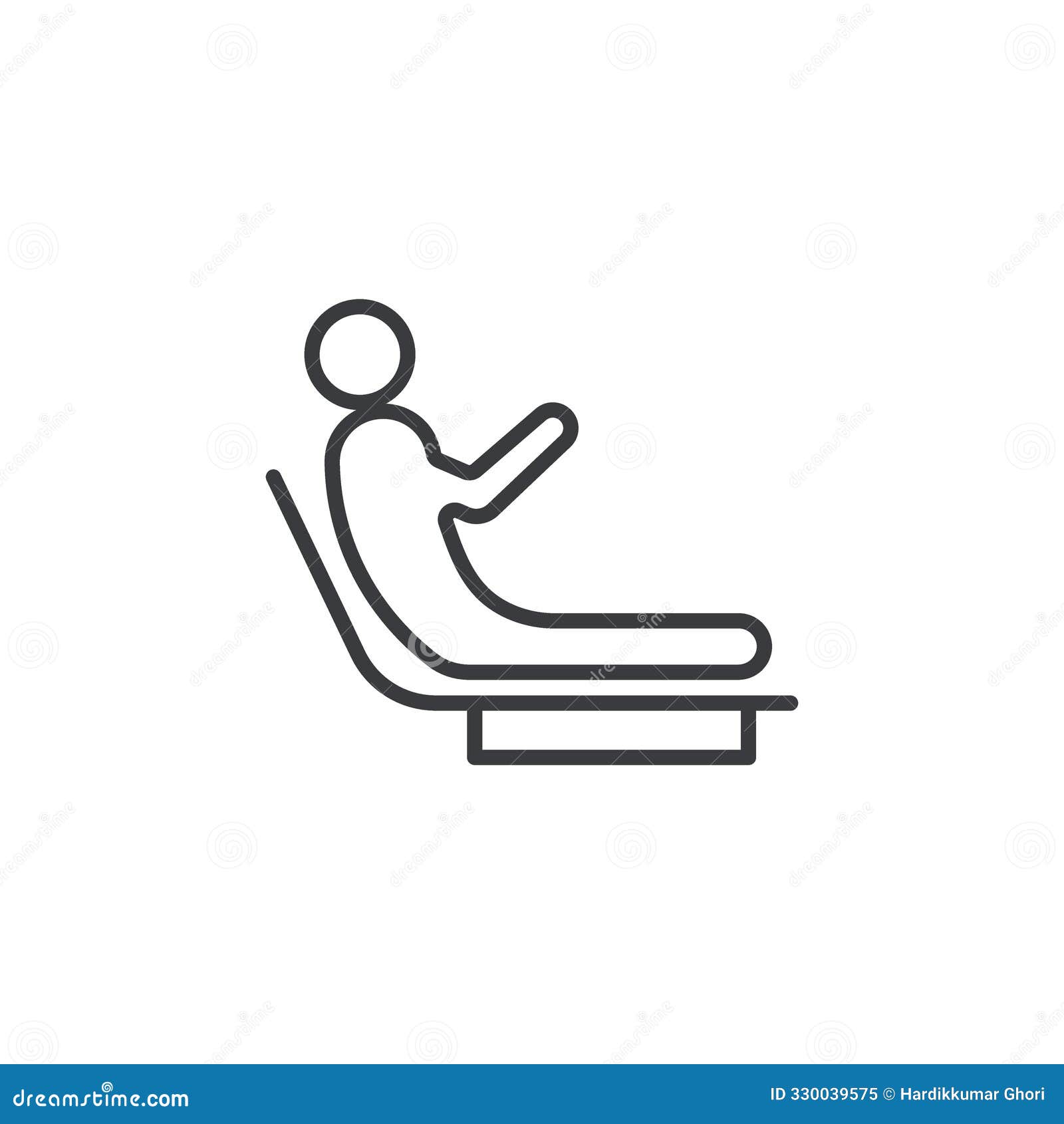 Resting Icon Vector Set on White Background Stock Vector - Illustration ...