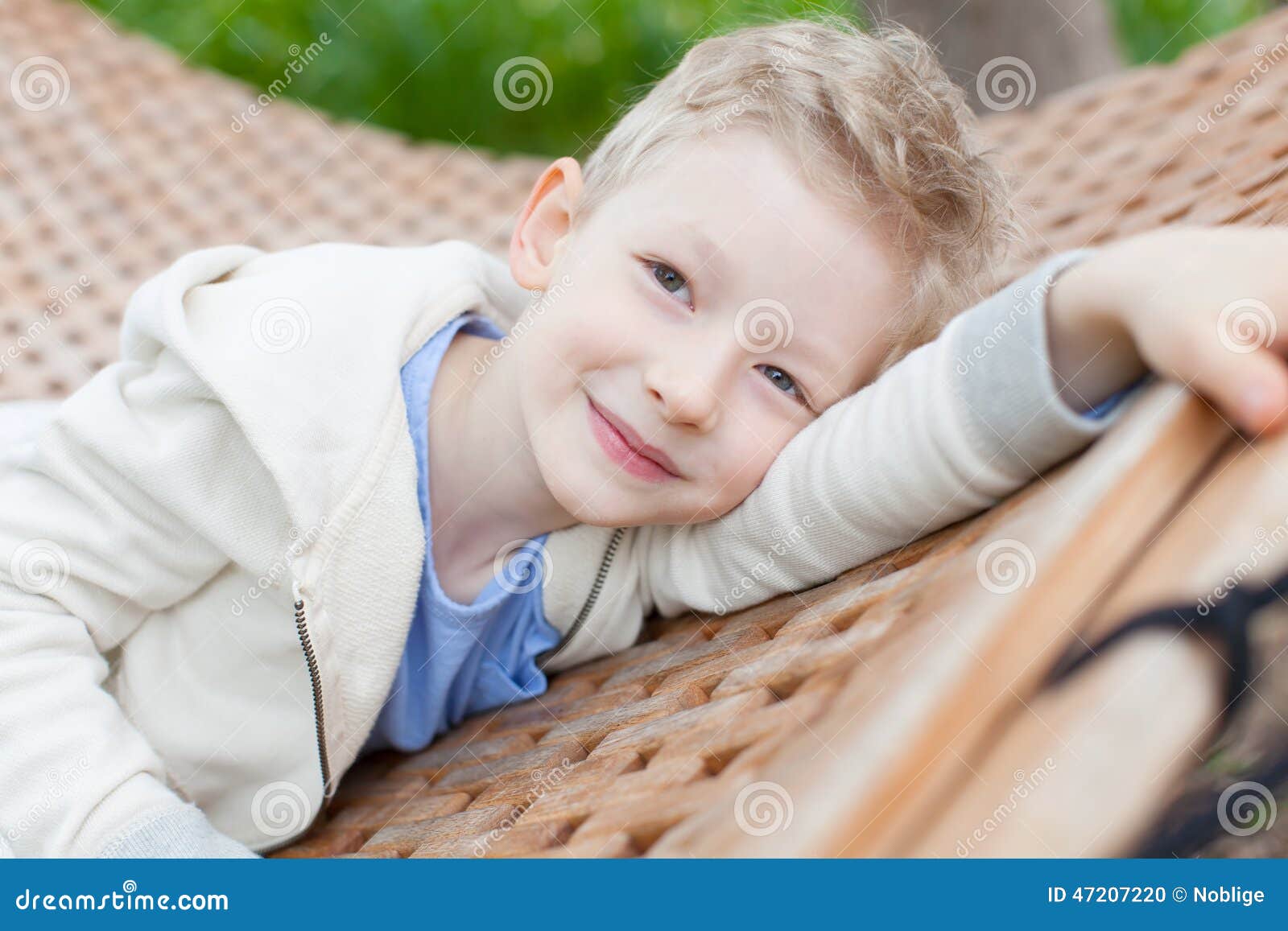 Resting kid stock photo. Image of outside, dreaming, looking - 47207220