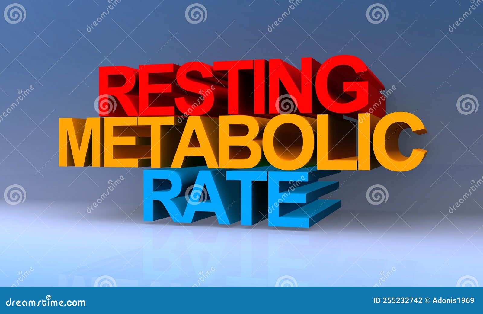 Resting Metabolic Rate on Blue Stock Illustration - Illustration of ...