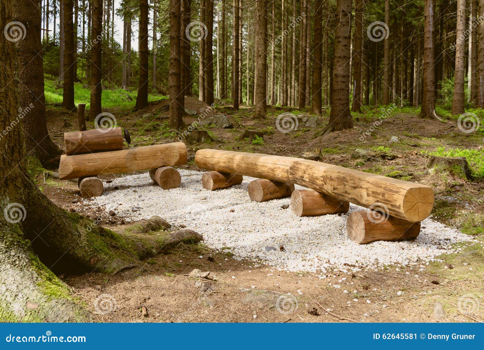 Resting Place in the Forest Stock Image - Image of rest, land: 62645581