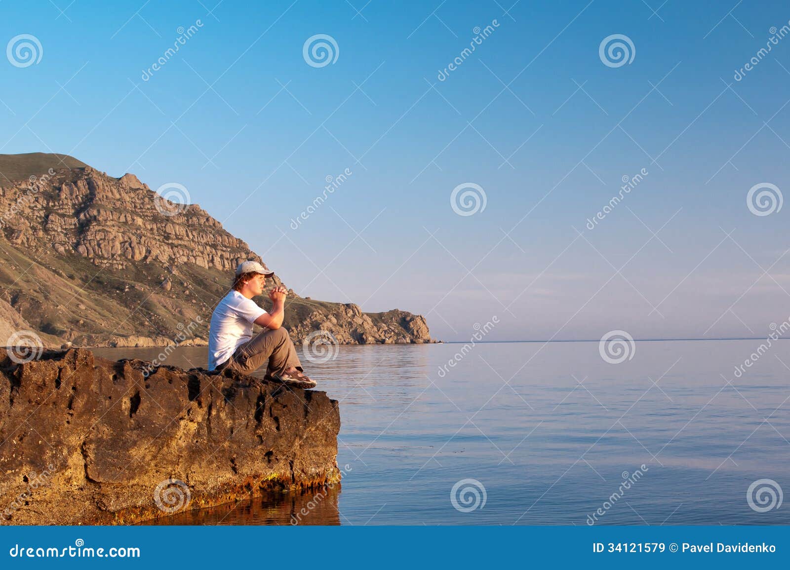 Resting seaside stock image. Image of resting, hiking - 34121579