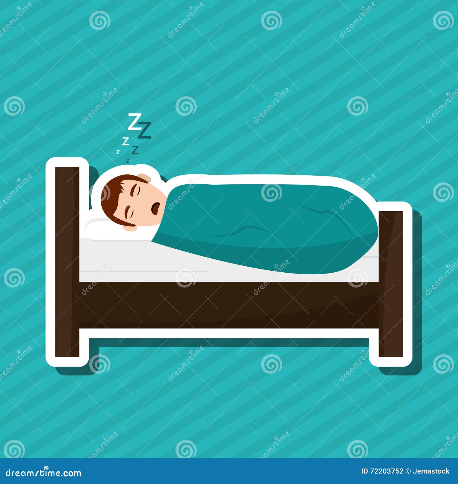 Resting and sleep design stock vector. Illustration of sleep - 72203752