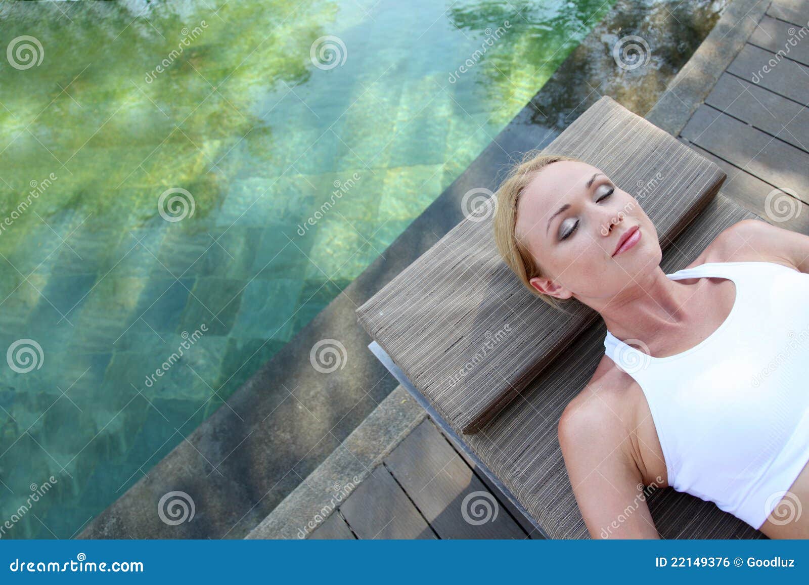 Resting time by water stock photo. Image of sleeping - 22149376