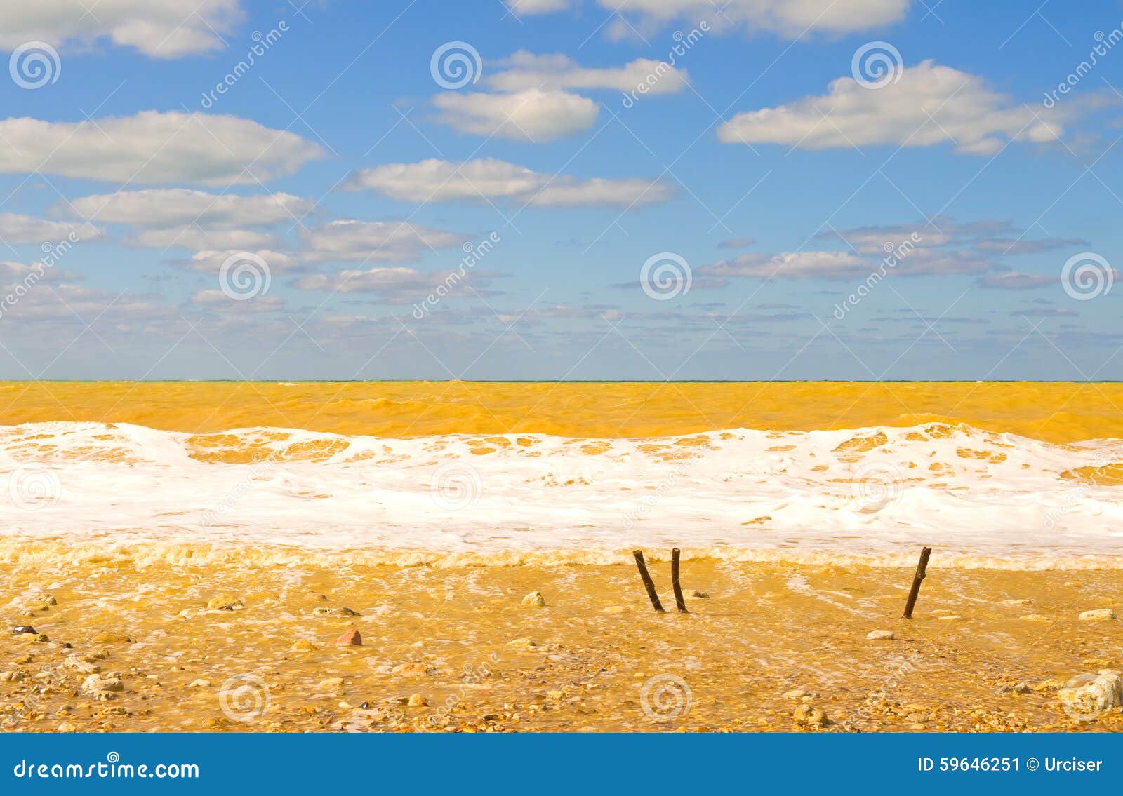 Restless sea stock image. Image of puked, coast, storm - 59646251