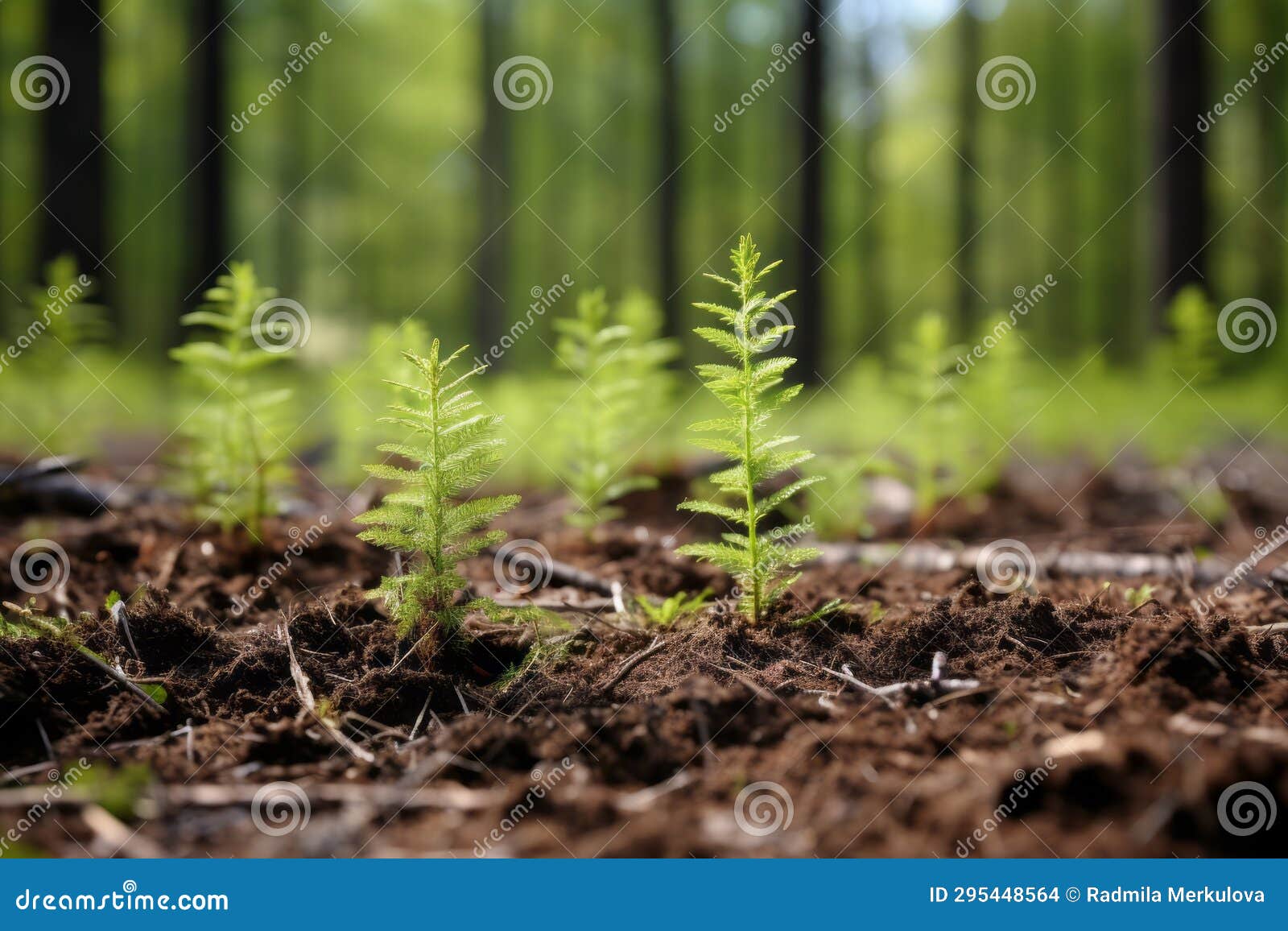 Restoration of the Forest: Young Trees and Plants Initiating the ...