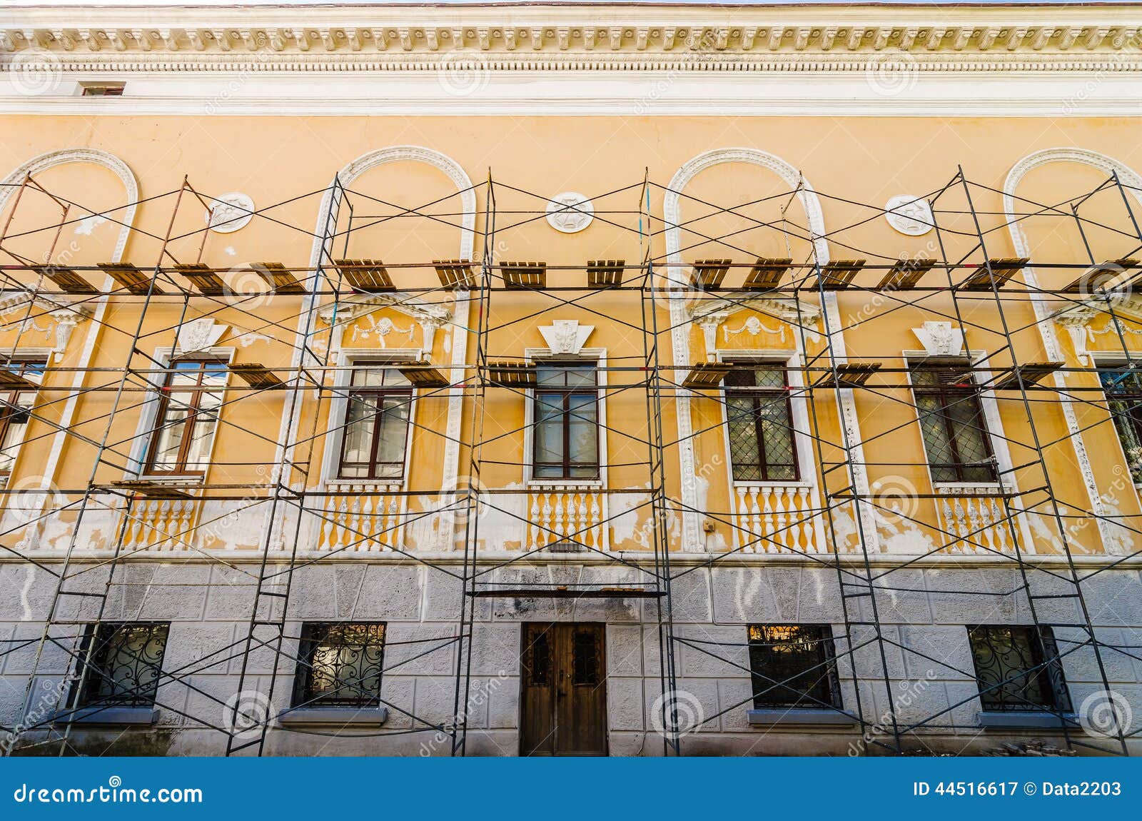 Restoration of Old Building Stock Image - Image of empire, architecture ...