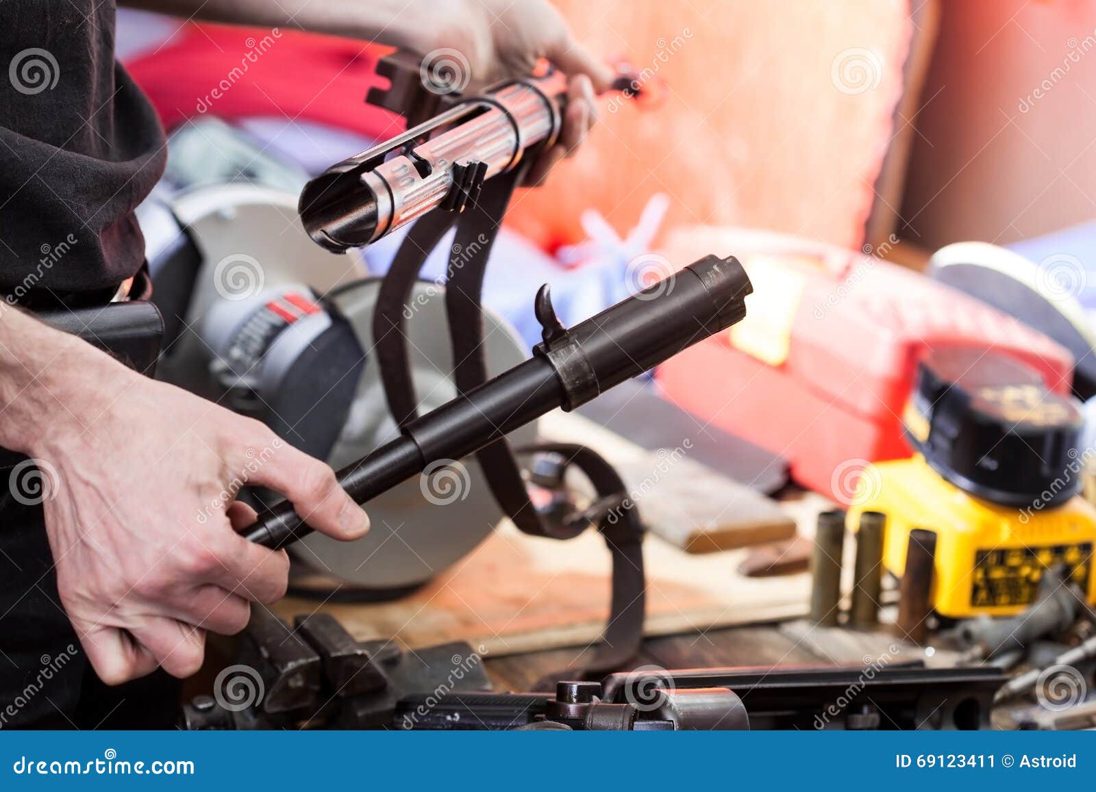 MP-40 German Submachine Gun Isolated On White Background. World War II ...