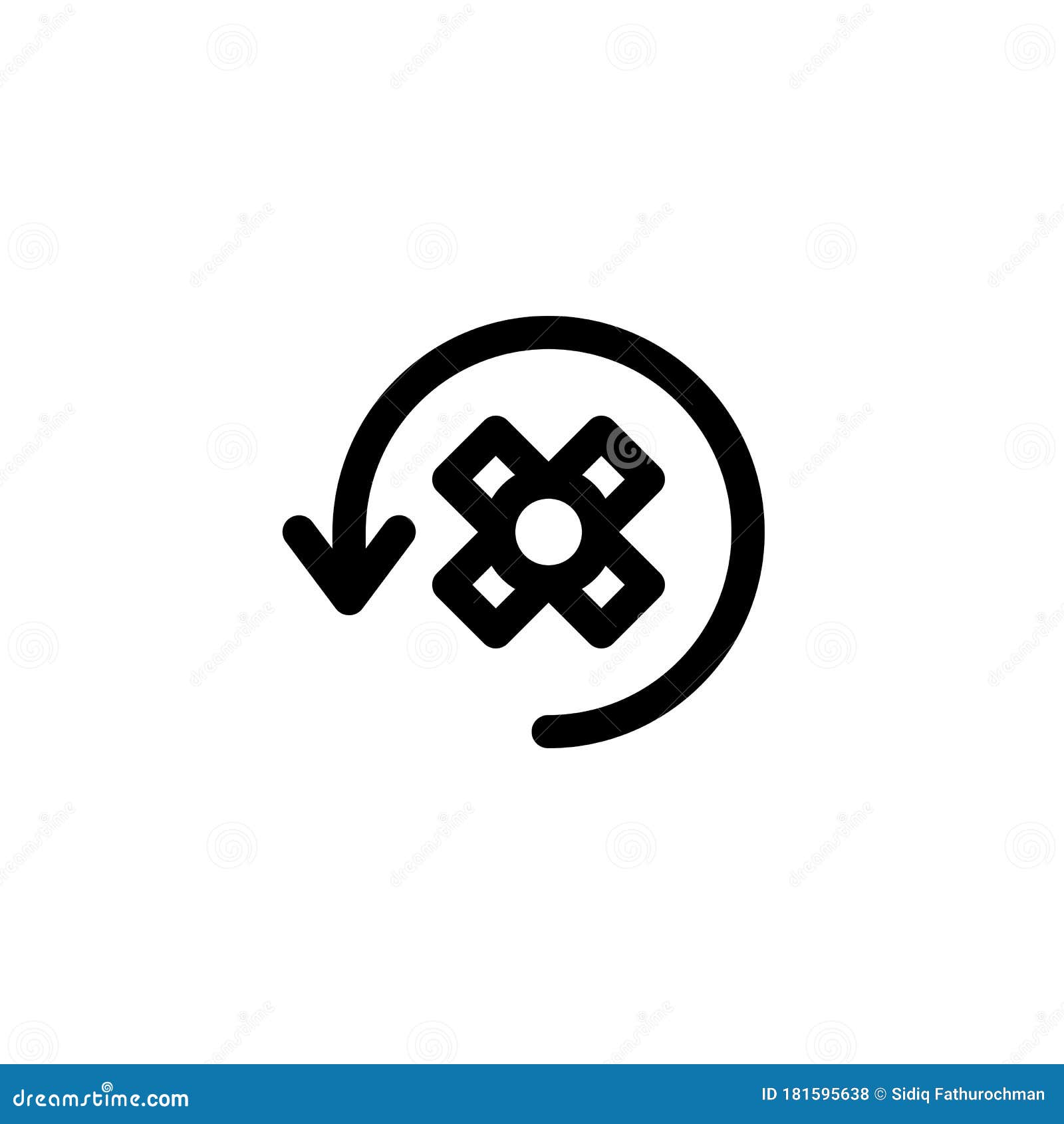 Restore Icon stock vector. Illustration of circle, cross - 181595638 Restore Icon stock vector. Illustration of circle, cross - 181595638