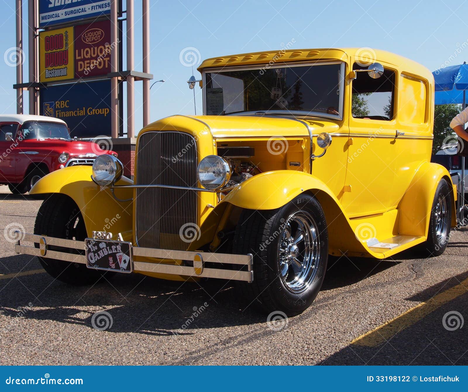 Restored Antique 1930 Yellow Model a Ford Editorial Photography - Image ...