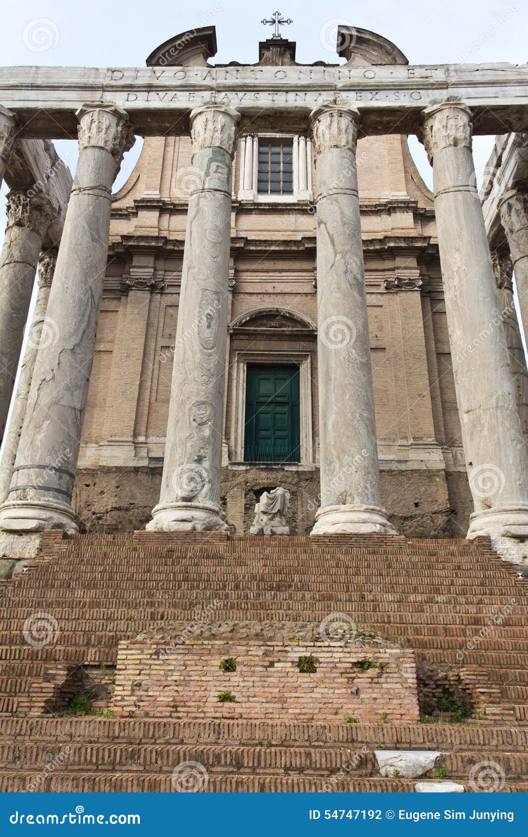 Restored Building in the Ancient Roman Forum Stock Photo - Image of ...