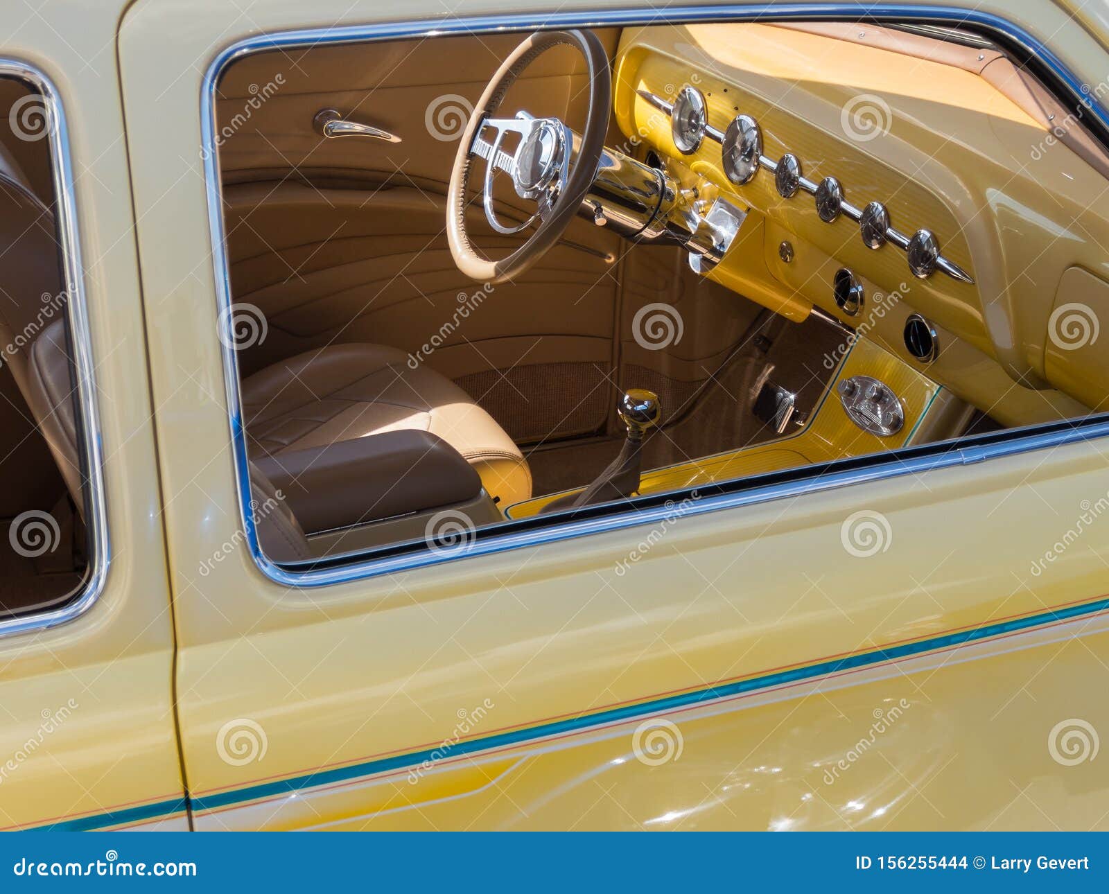Classic car interior editorial stock image. Image of driving - 156255444