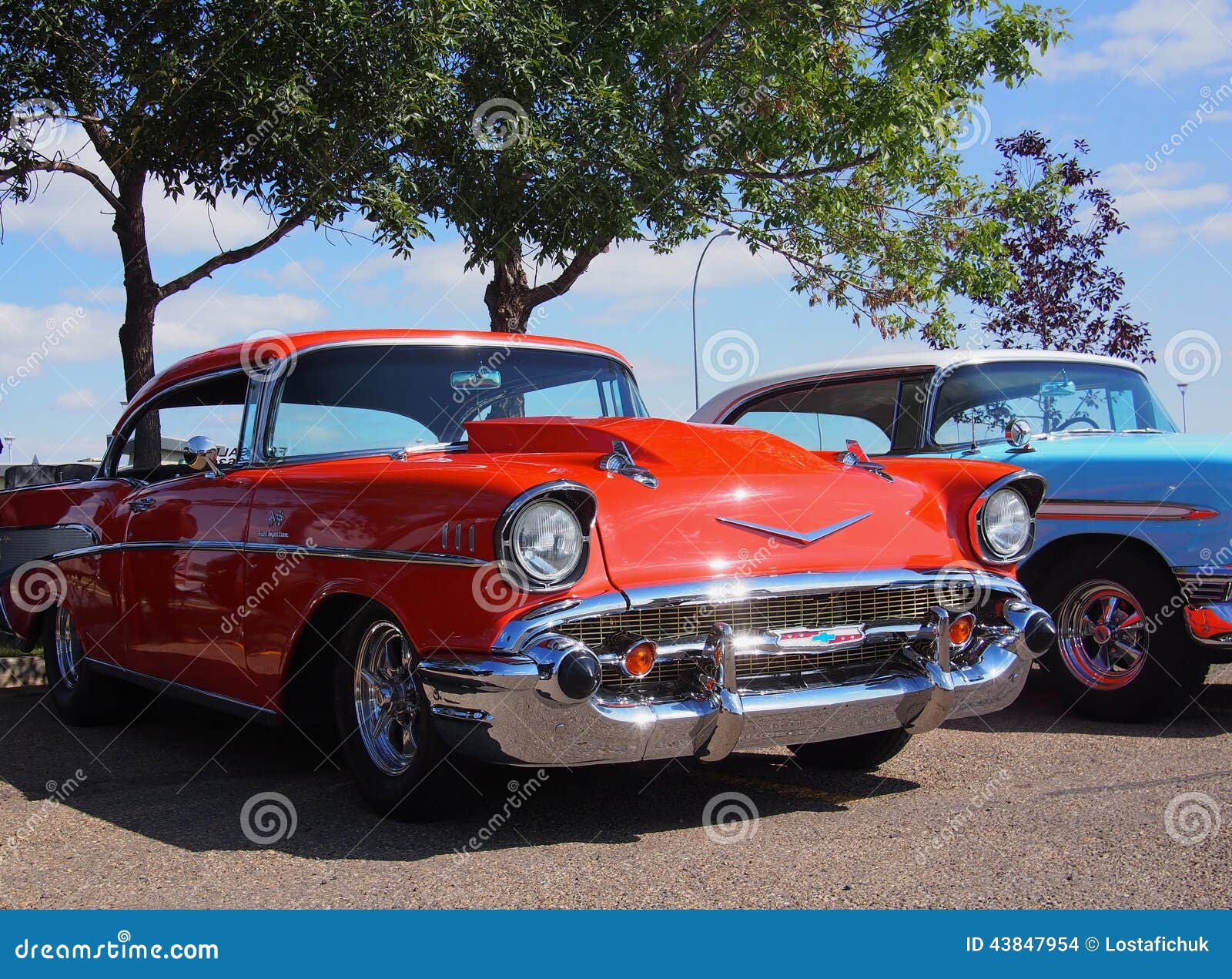 Restored Classic Red Chevrolet Editorial Stock Image - Image of ...