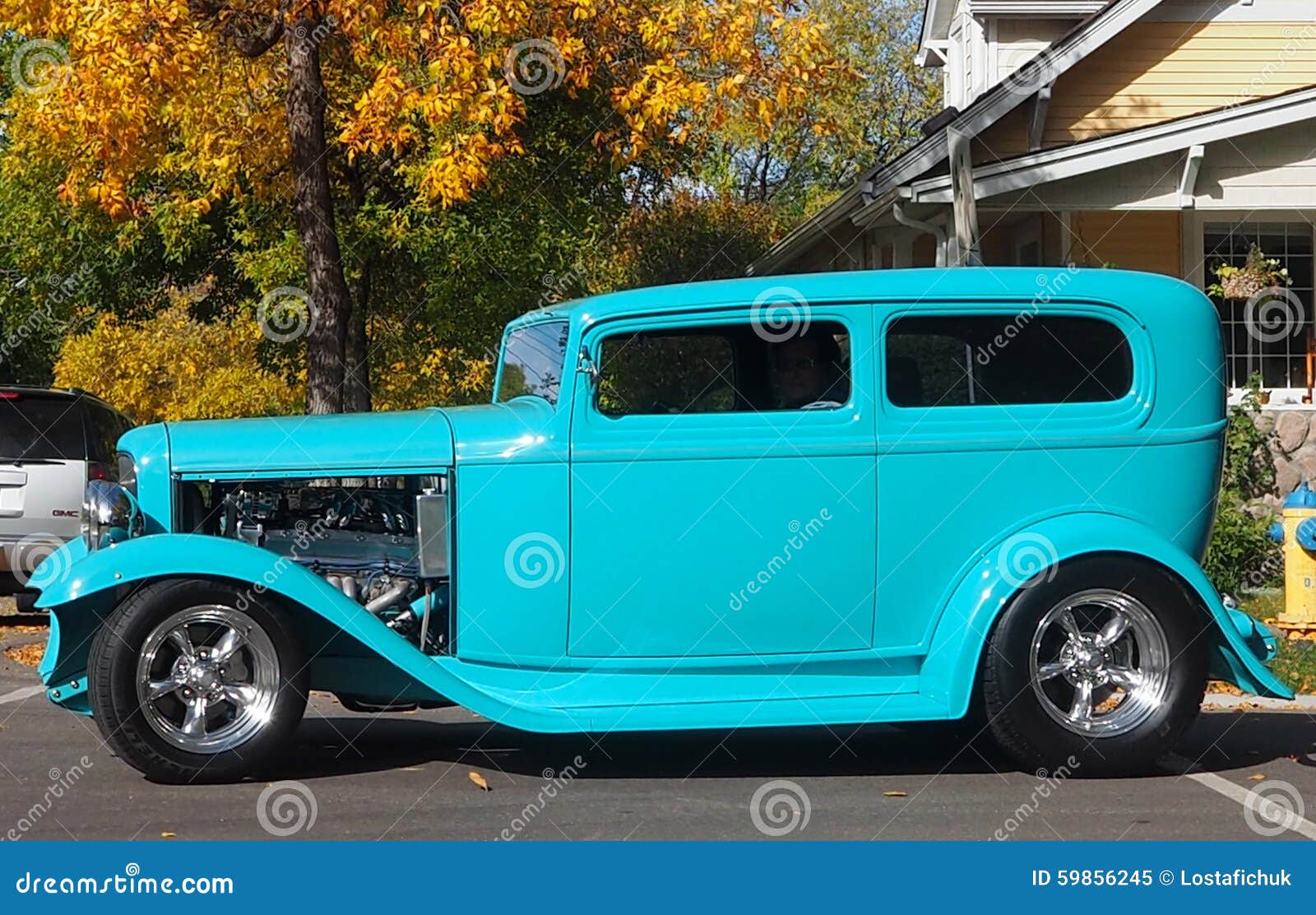 Restored Classic Turquoise editorial image. Image of business - 59856245
