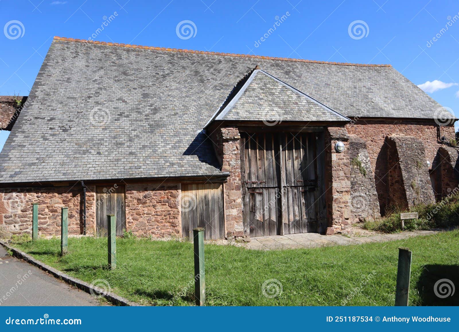 The Restored Dunster Tithe Barn, Which is Now Used As a Community Hall ...