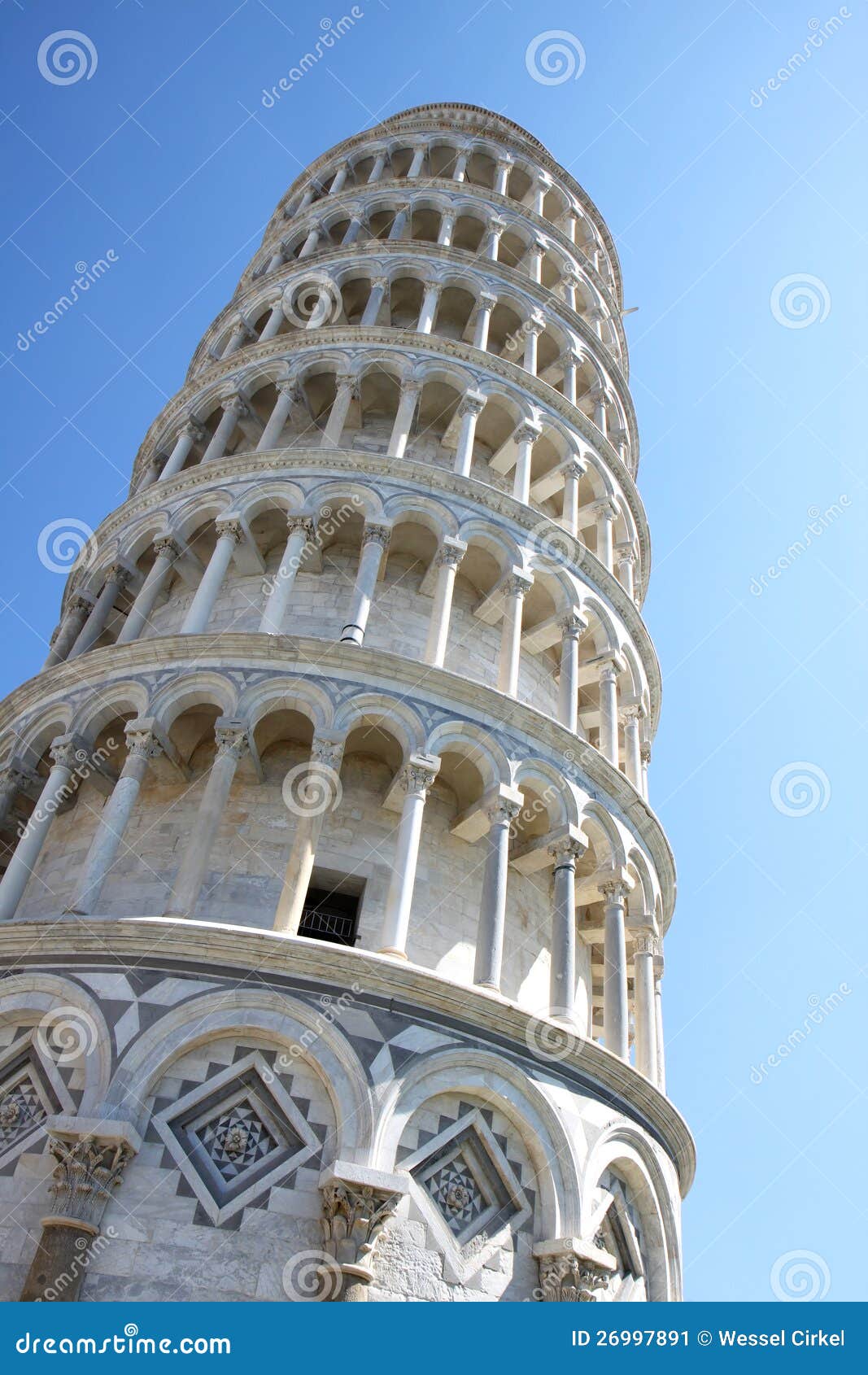 Restored Leaning Tower In Italian Pisa Royalty-Free Stock Photo ...