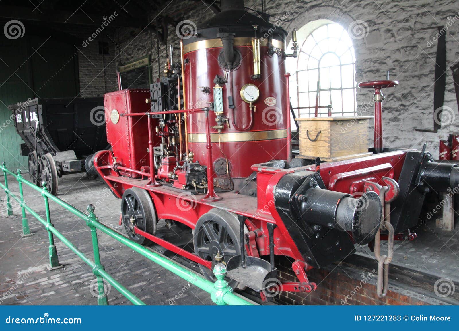 Restored Steam Engine editorial stock photo. Image of engineering ...