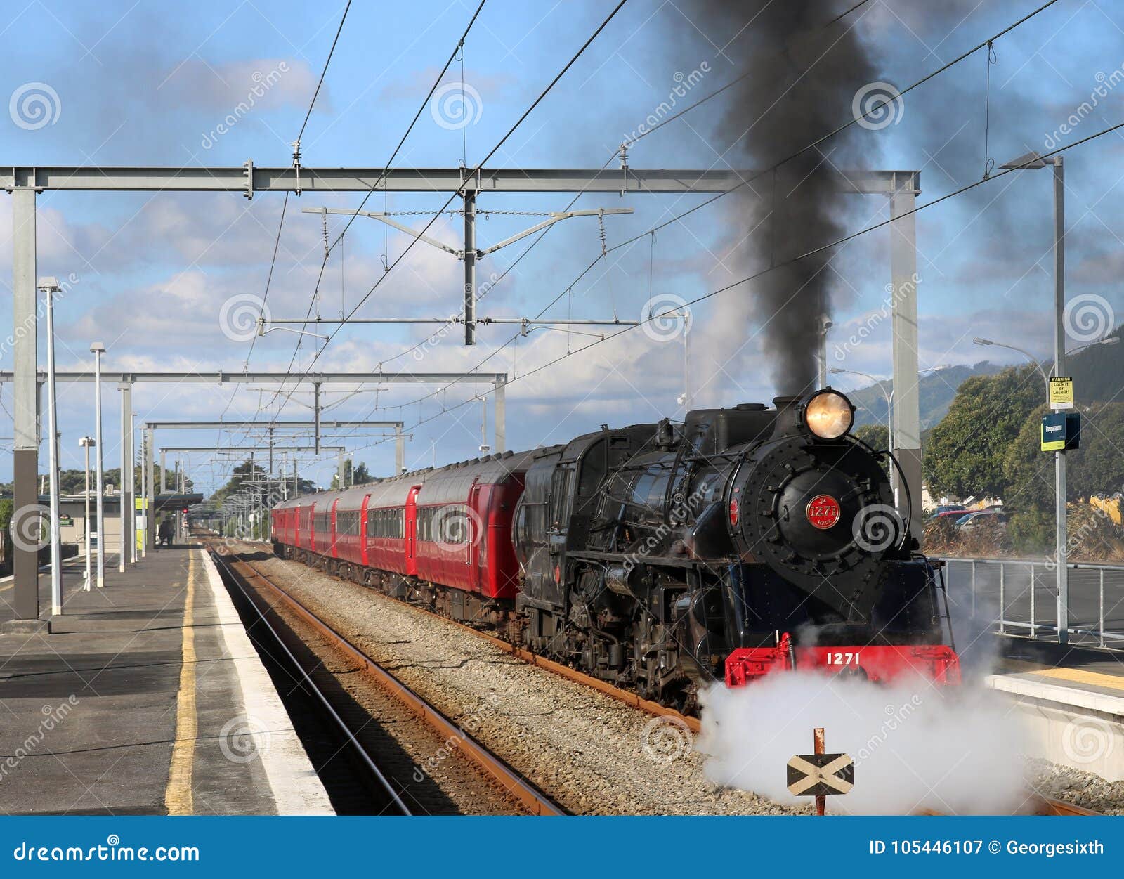 New Zealand Steam Train Special Excursion Editorial Photography - Image ... New Zealand Steam Train Special Excursion Editorial Photography - Image ...
