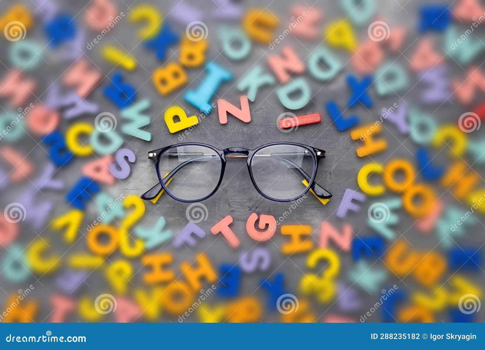 Restoring Vision with the Right Glasses. Glasses and a Blurred ...