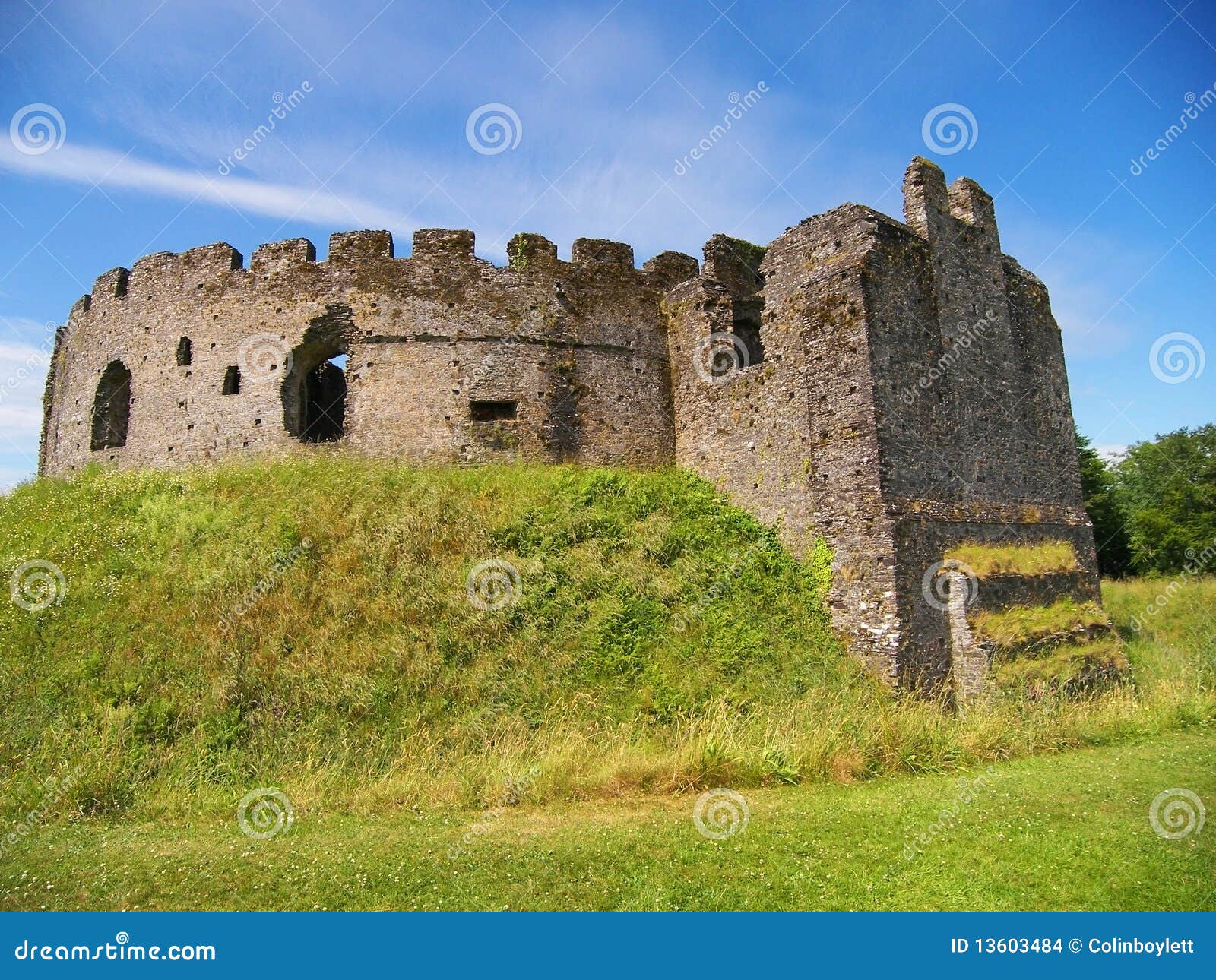 Restormel Castle stock photo. Image of fowey, castle - 13603484