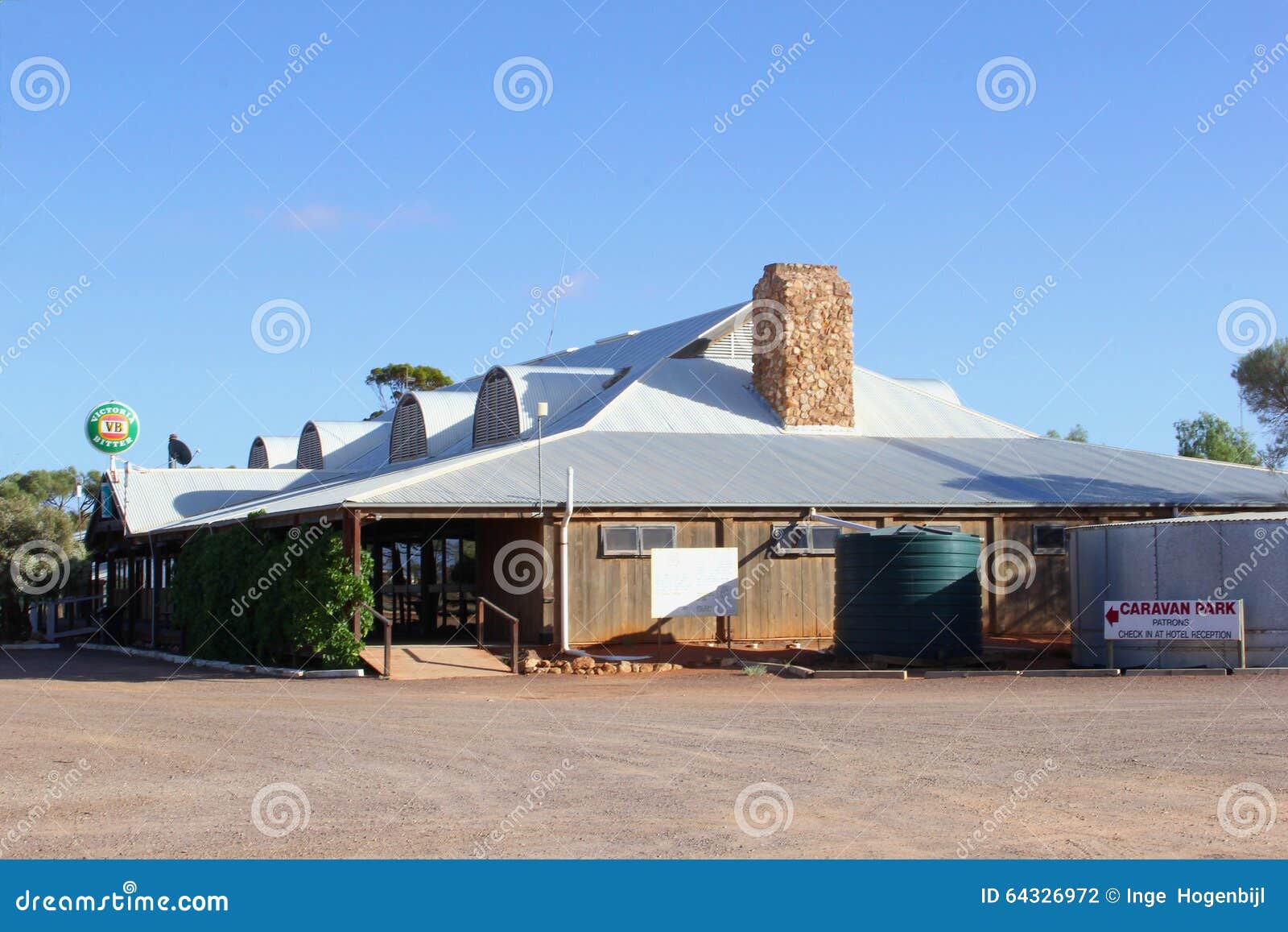 Restoroute De Glendambo Le Long De Stuart Highway, Australie ...