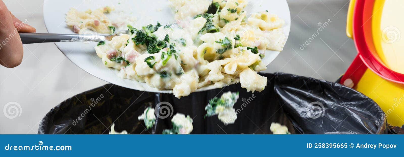 Restos De Comida De Basura a La Basura Imagen de archivo - Imagen de basura, desechado: 258395665