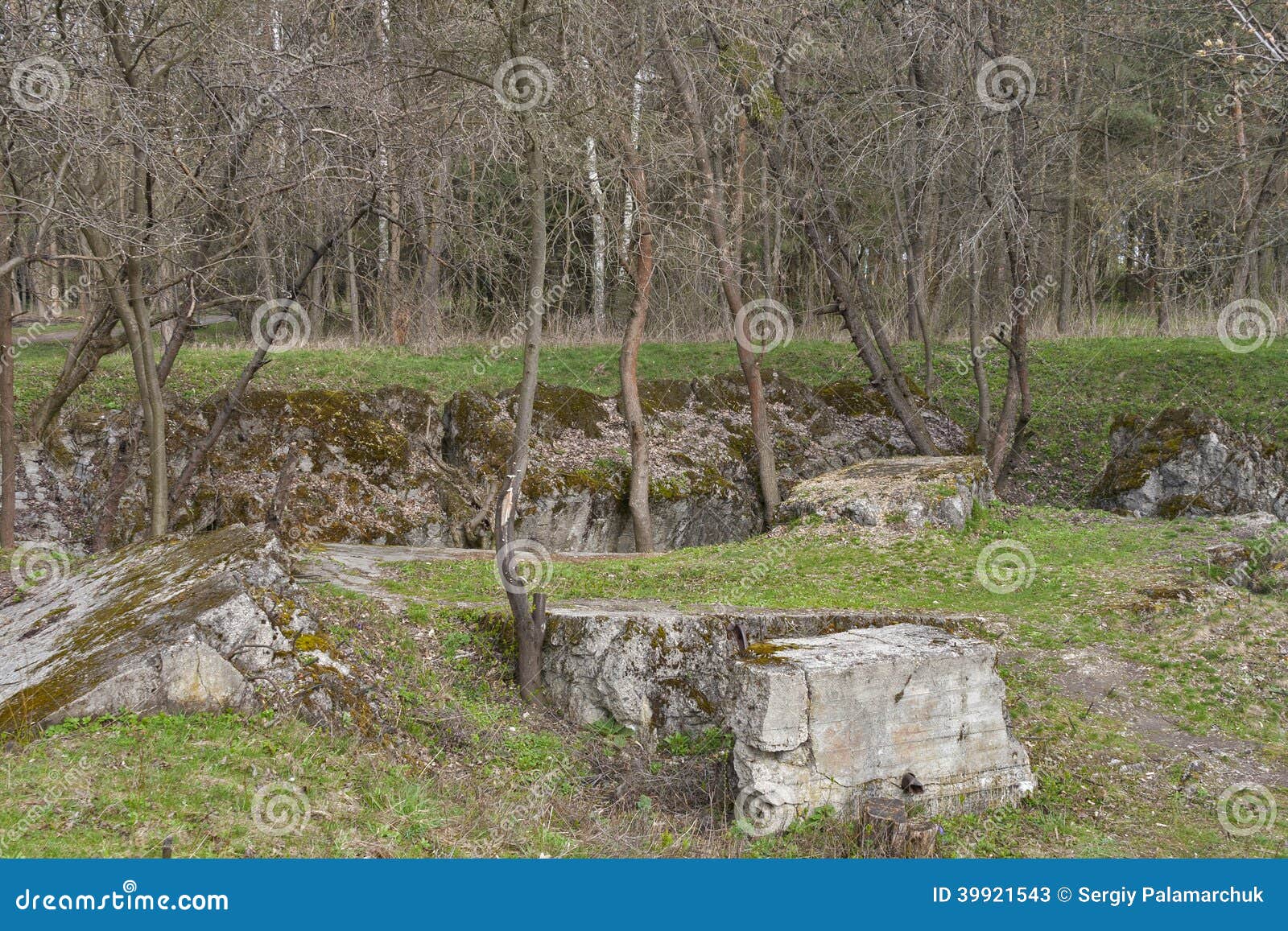 Restos De La Residencia Werwolf De Adolf Hitler Imagen de archivo ...