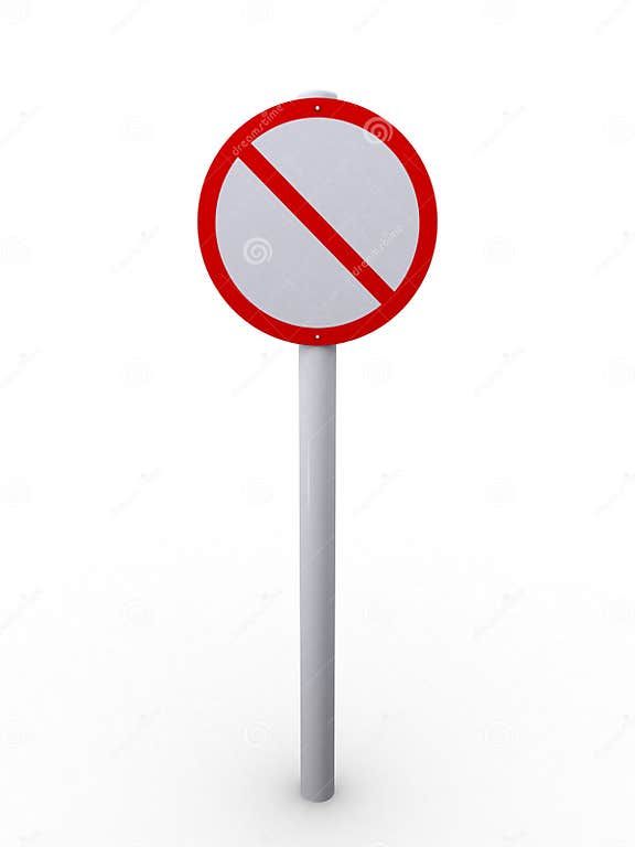 Restrict sign stock illustration. Illustration of constraint - 3057316