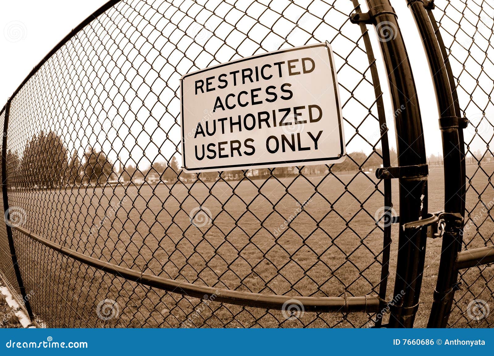 Restricted Access Signage stock photo. Image of shape - 7660686