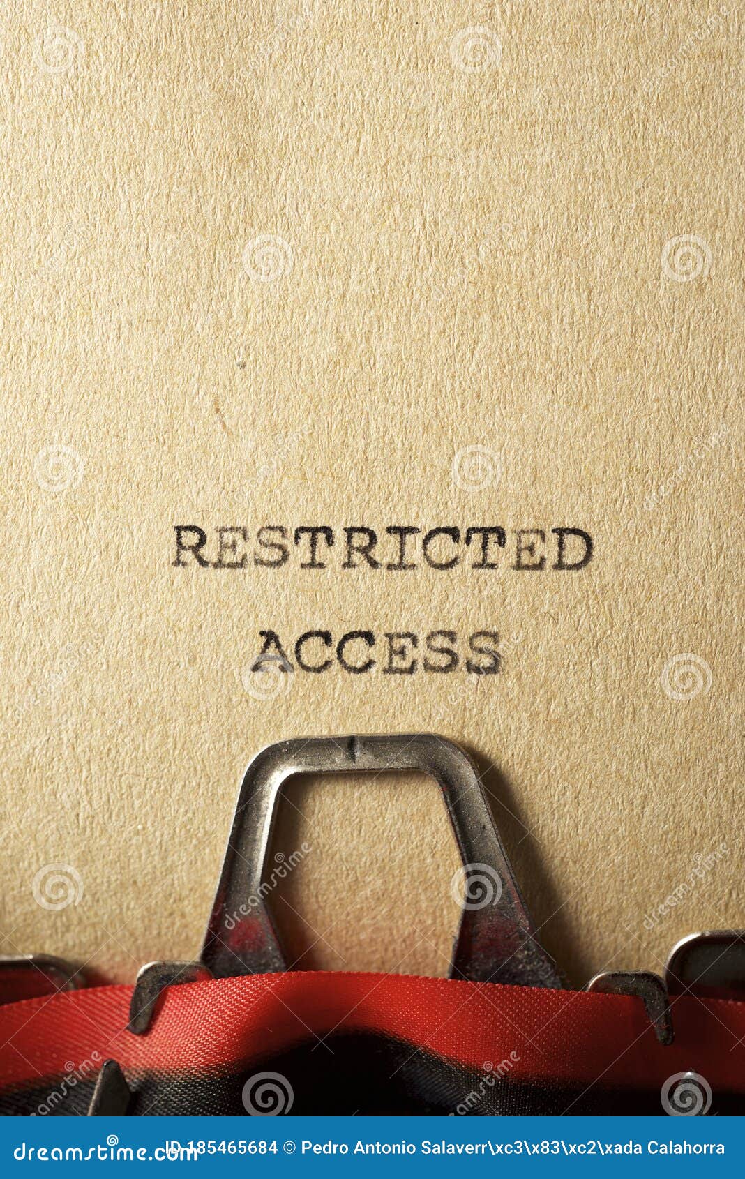 Restricted Access, Construction Worker Gesturing Stop Sign Stock ...