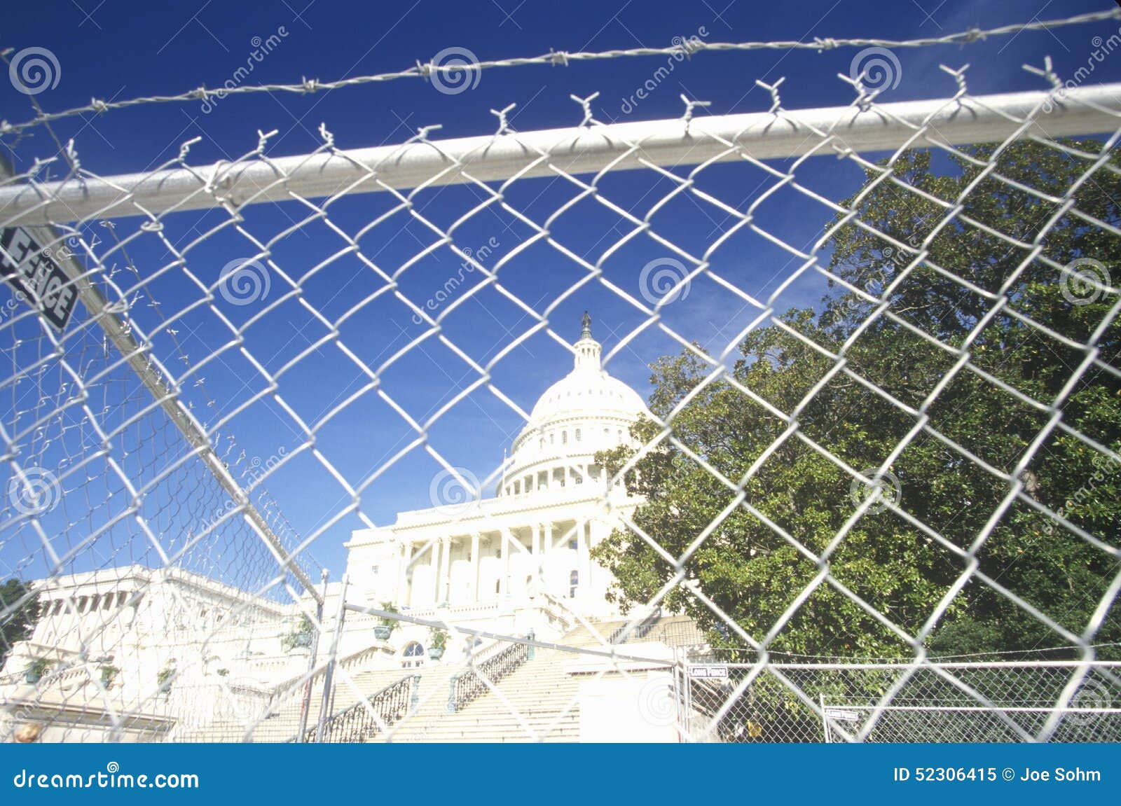 Restricted Access To the Capitol Building Post 9/11, Washington D.C ...