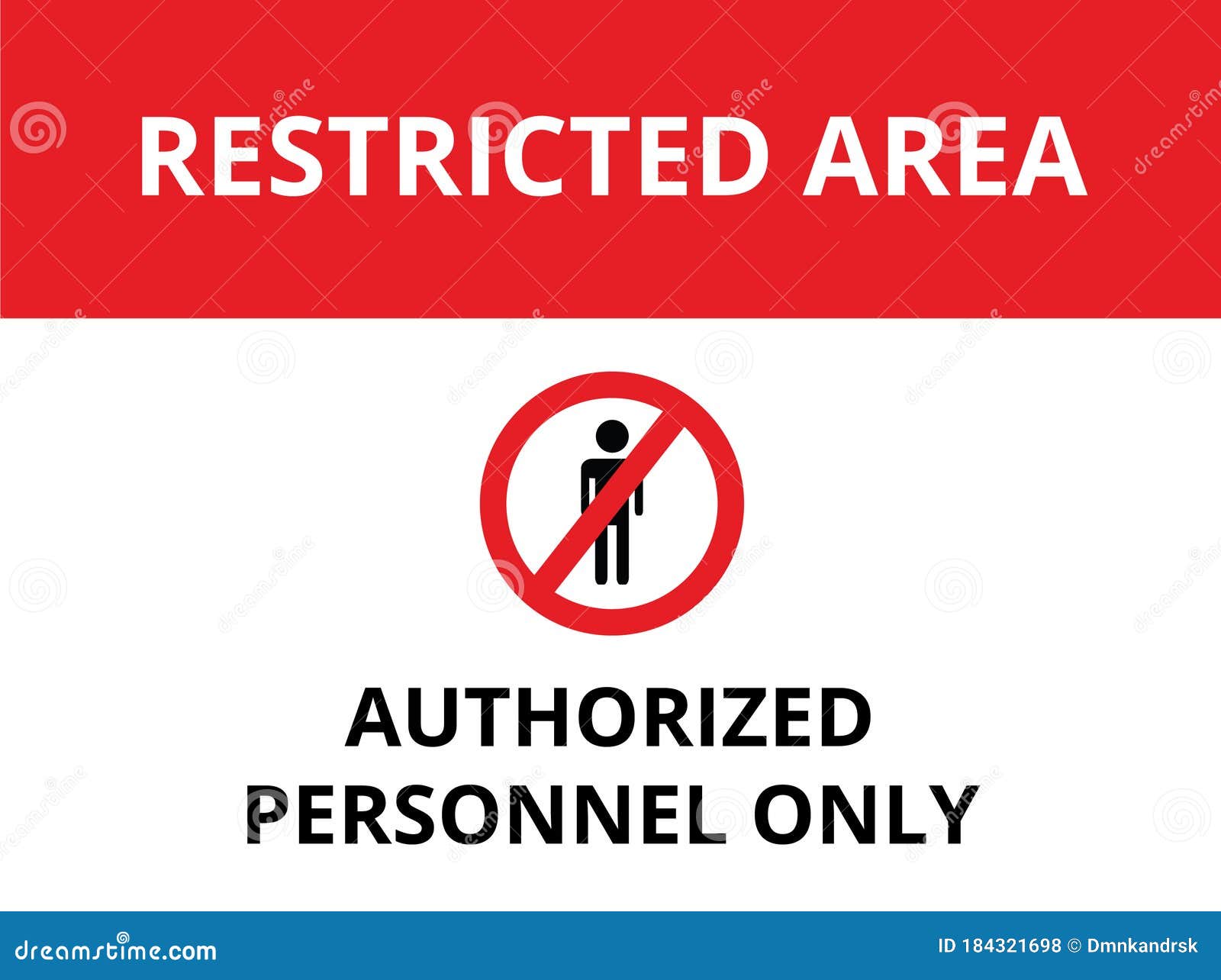 Restricted Area - Authorized Personnel only Red Warning Sign ... Restricted Area - Authorized Personnel only Red Warning Sign ...