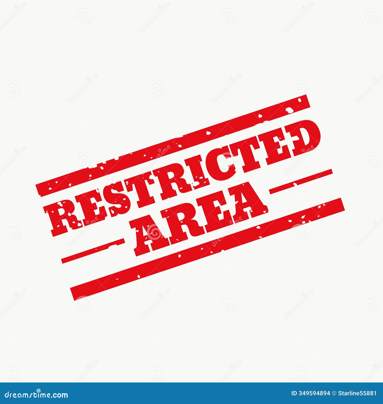 Restricted Area Rubber Stamp Sign Design Stock Vector - Illustration of ...