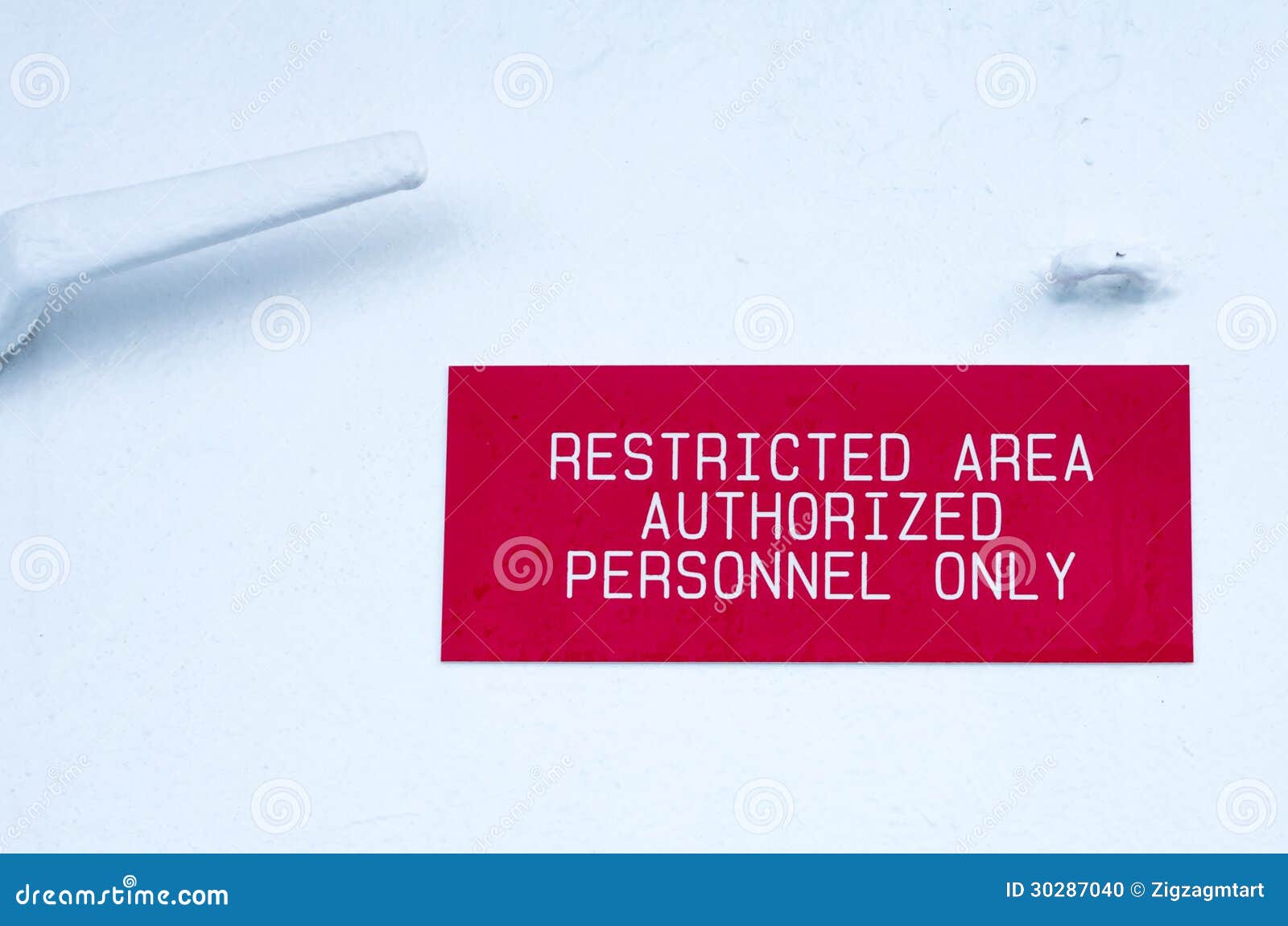 Restricted Area Sign on a Ship Stock Photo - Image of security, danger ...