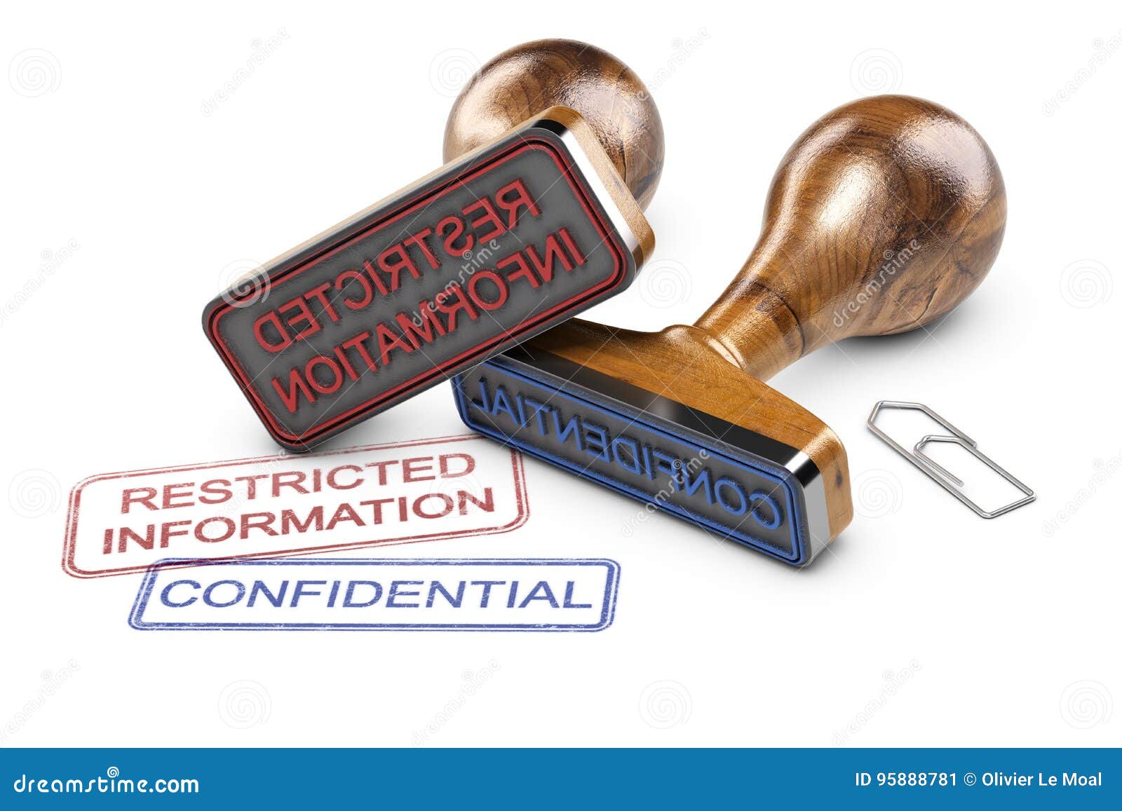 Restricted Information, Confidential Data Stock Illustration ...