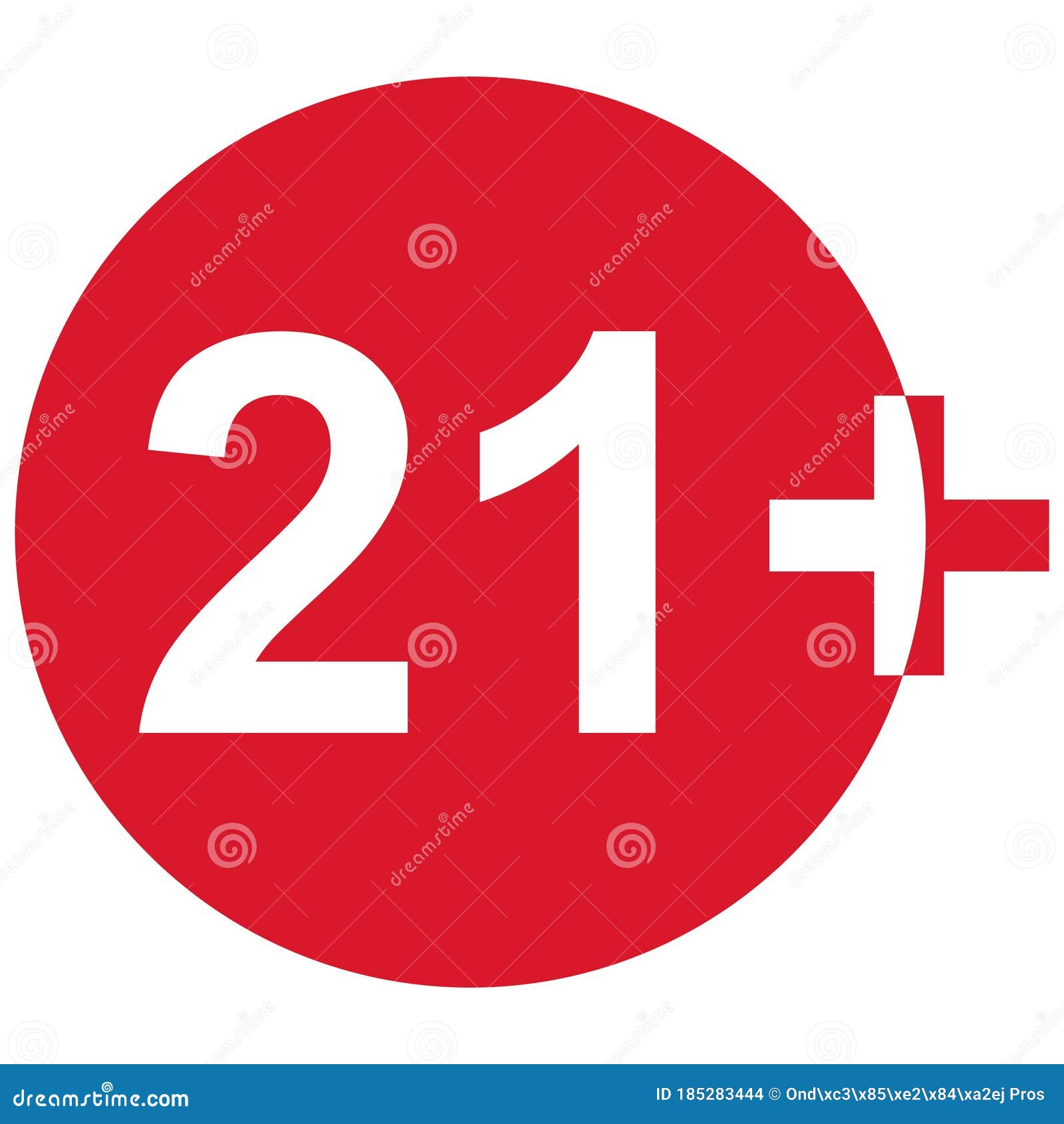 21+ Restriction Flat Sign Isolated in Red Circle. Age Limit Symbol ... 21+ Restriction Flat Sign Isolated in Red Circle. Age Limit Symbol ...